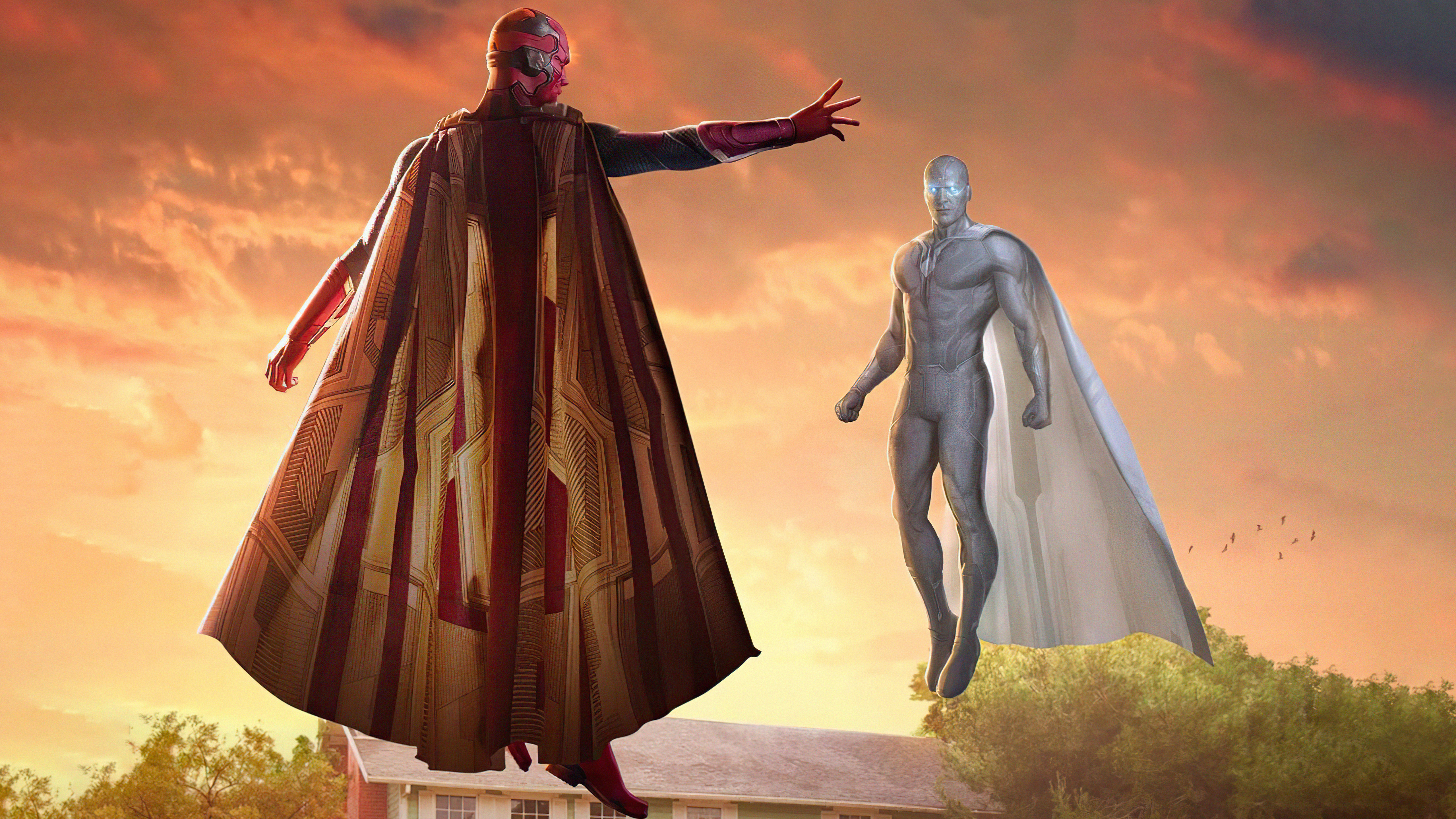 Wandavision And White Vision Wallpapers - Wallpaper Cave