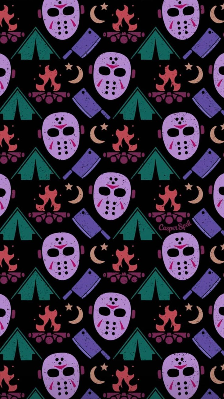 Halloween Horror Pattern Wallpapers - Wallpaper Cave