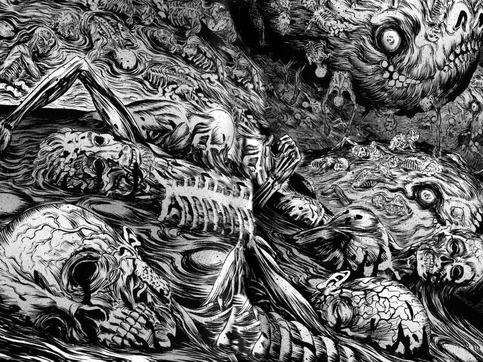 Halloween Horror Pattern Wallpapers - Wallpaper Cave