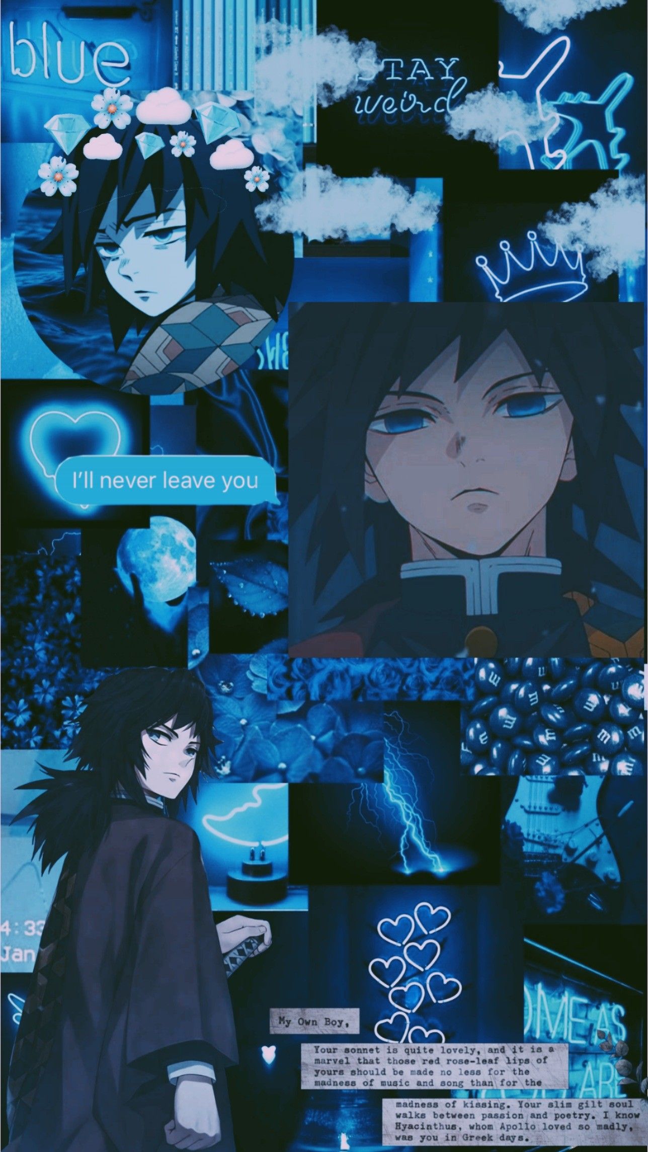 Demon Slayer Giyuu Aesthetic Wallpapers - Wallpaper Cave