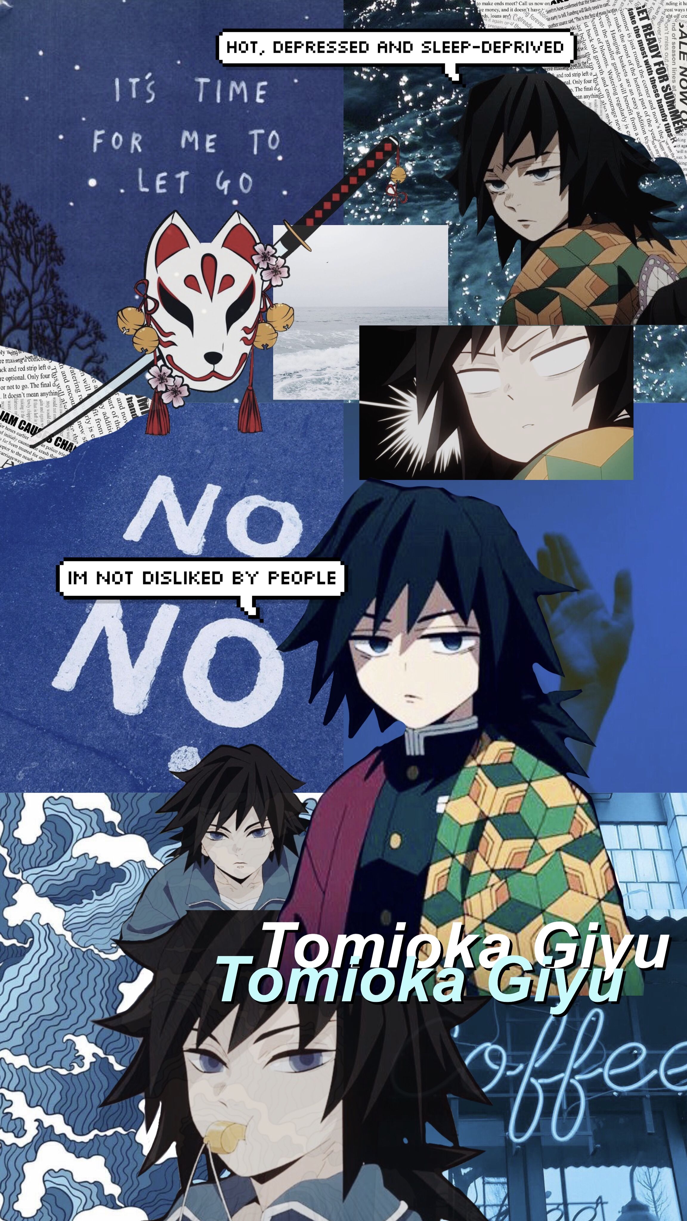 Demon Slayer Giyuu Aesthetic Wallpapers - Wallpaper Cave