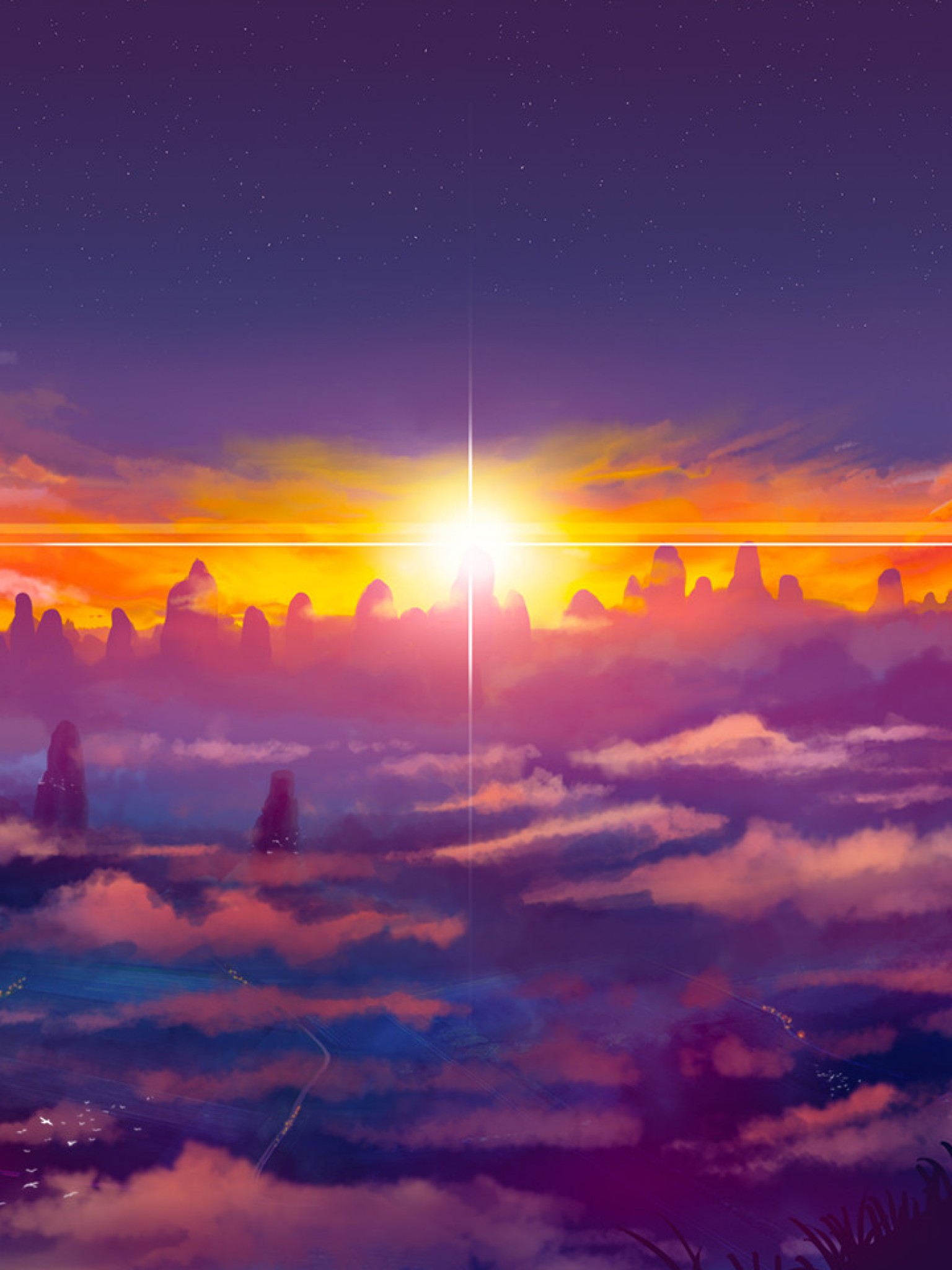 Anime Sunset HD Wallpapers - Wallpaper Cave