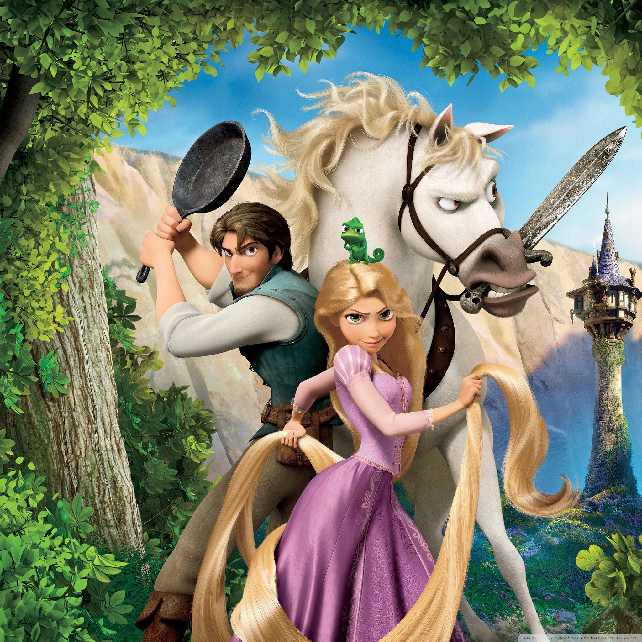 Rapunzel And Flynn Wallpapers - Wallpaper Cave