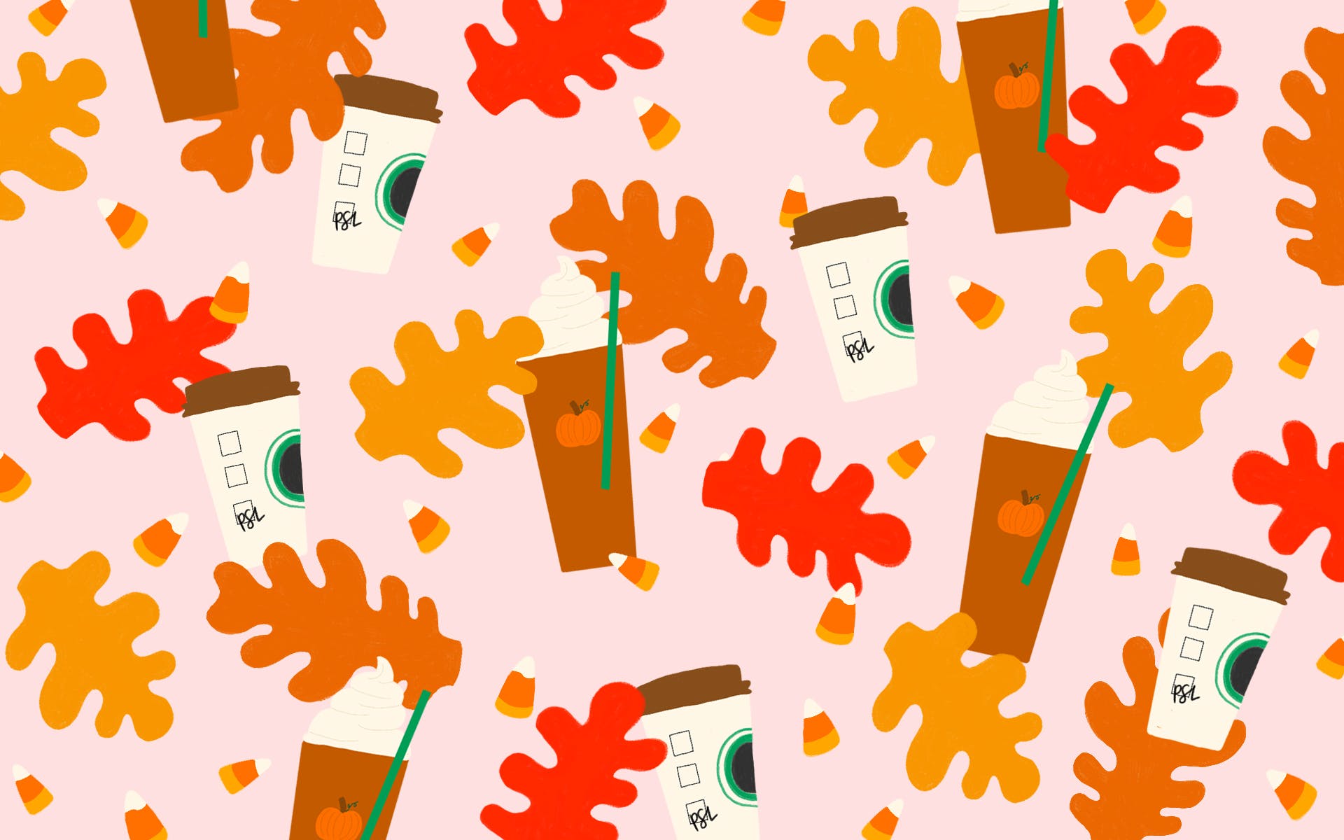 Kawaii Autumn Desktop Wallpapers - Wallpaper Cave