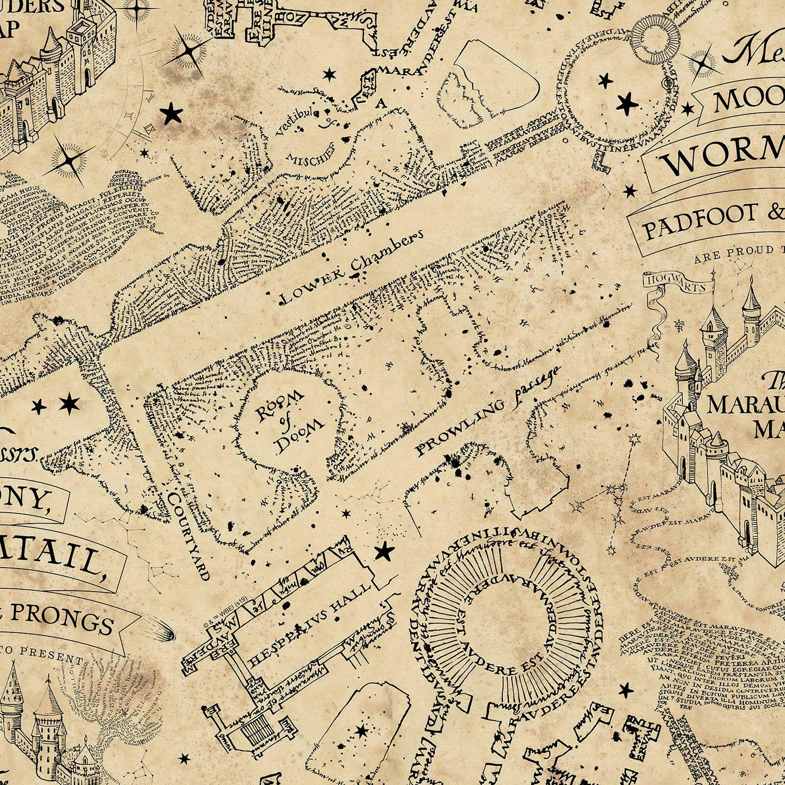 The Marauder's Map Wallpapers - Wallpaper Cave