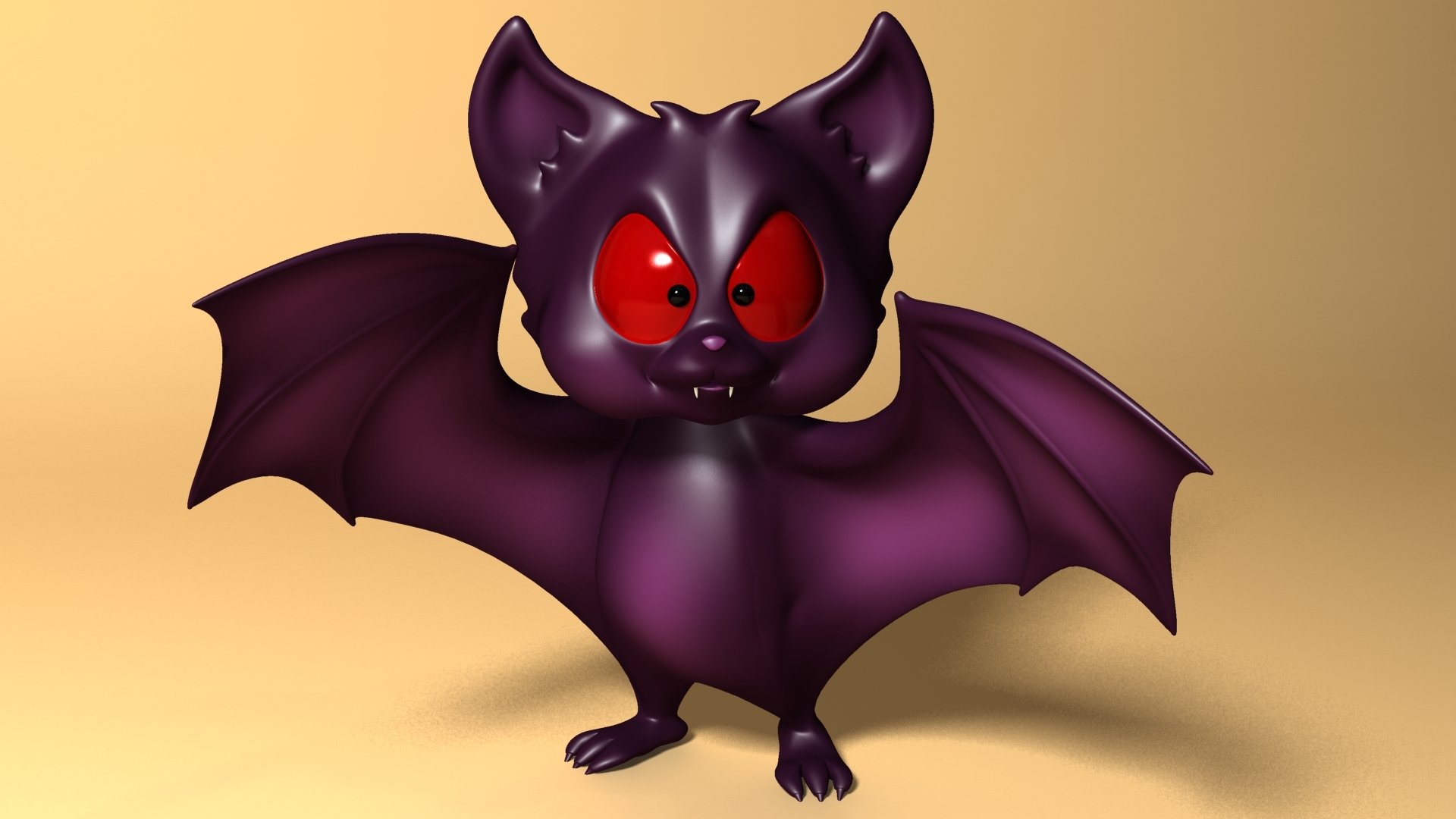 Halloween Bat Cartoon Wallpapers - Wallpaper Cave
