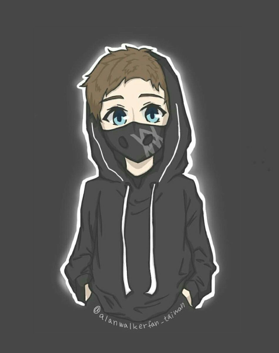 Alan Walker Cartoon Wallpapers - Wallpaper Cave
