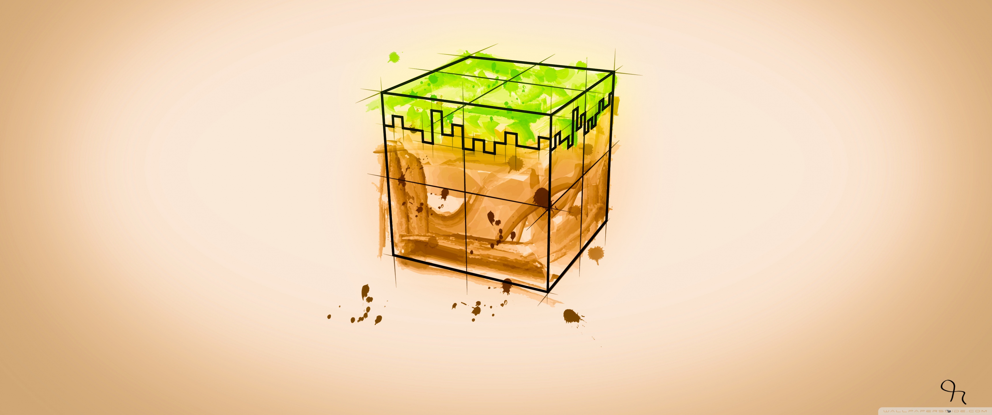 Grass Block Wallpapers - Wallpaper Cave