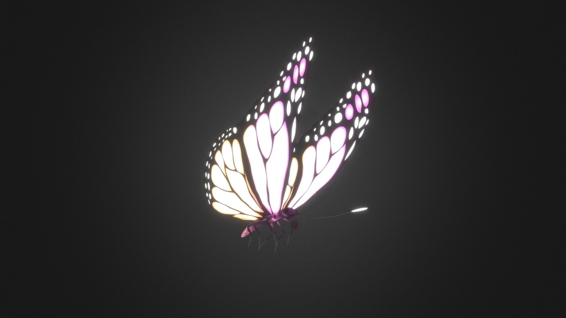Glowing Butterfly Wallpapers - Wallpaper Cave