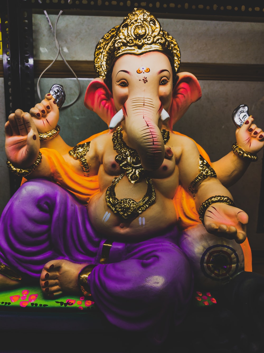 Ganesh HD Night Wallpapers - Wallpaper Cave