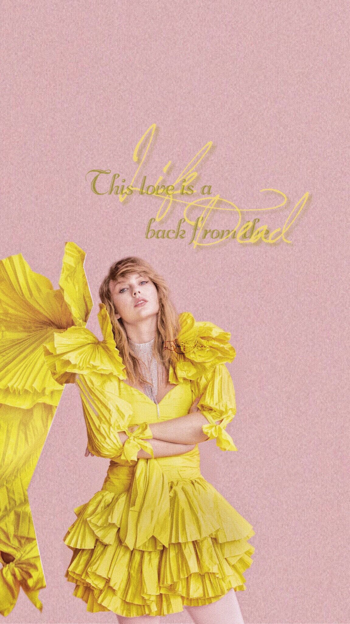 Taylor Swift Yellow Wallpapers - Wallpaper Cave