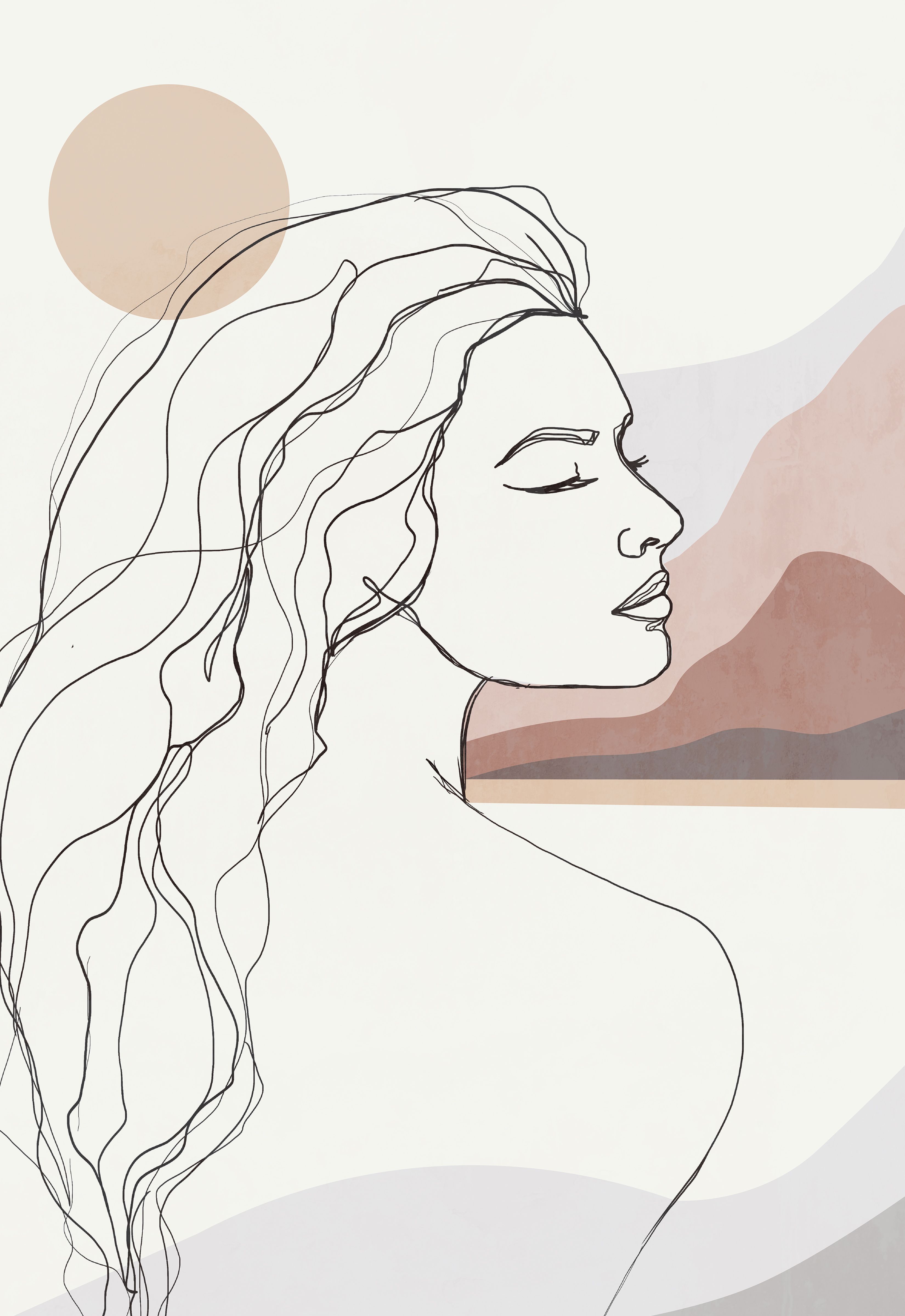 Women Line Drawing Wallpapers - Wallpaper Cave