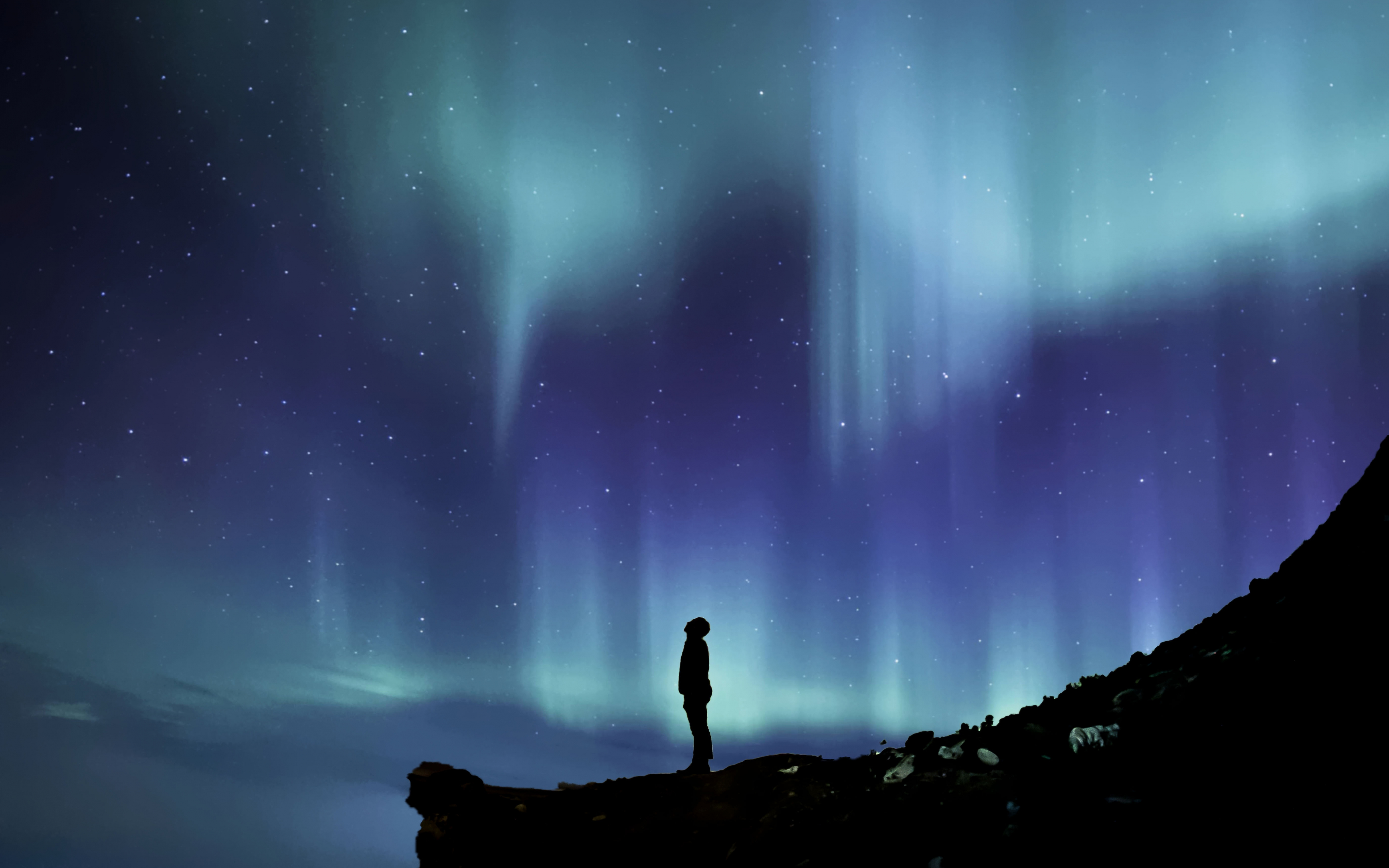 Northern Lights Stars HD Wallpapers - Wallpaper Cave
