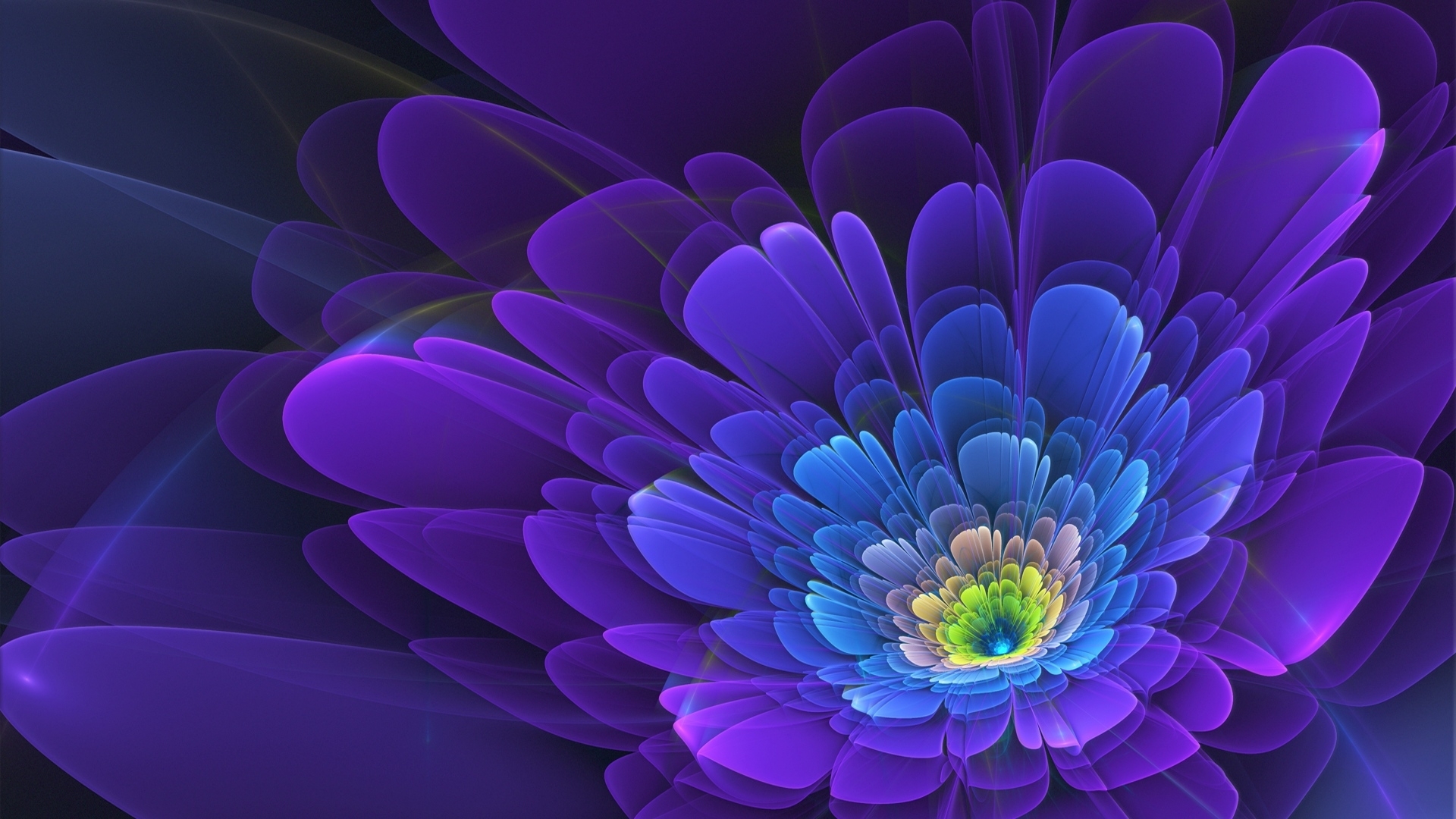 Fractal Flower Shapes Pattern HD Wallpapers - Wallpaper Cave