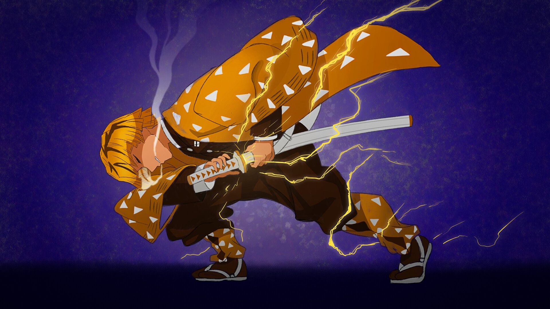 Zenitsu Minimalist Wallpapers - Wallpaper Cave