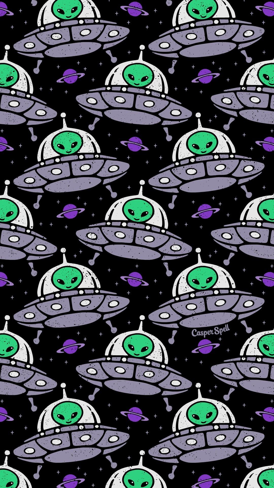 UFO Cartoon Wallpapers - Wallpaper Cave