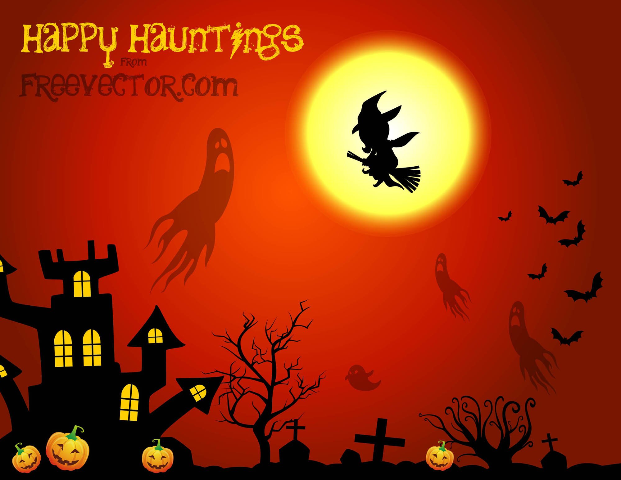 Vector Art Halloween Wallpapers - Wallpaper Cave