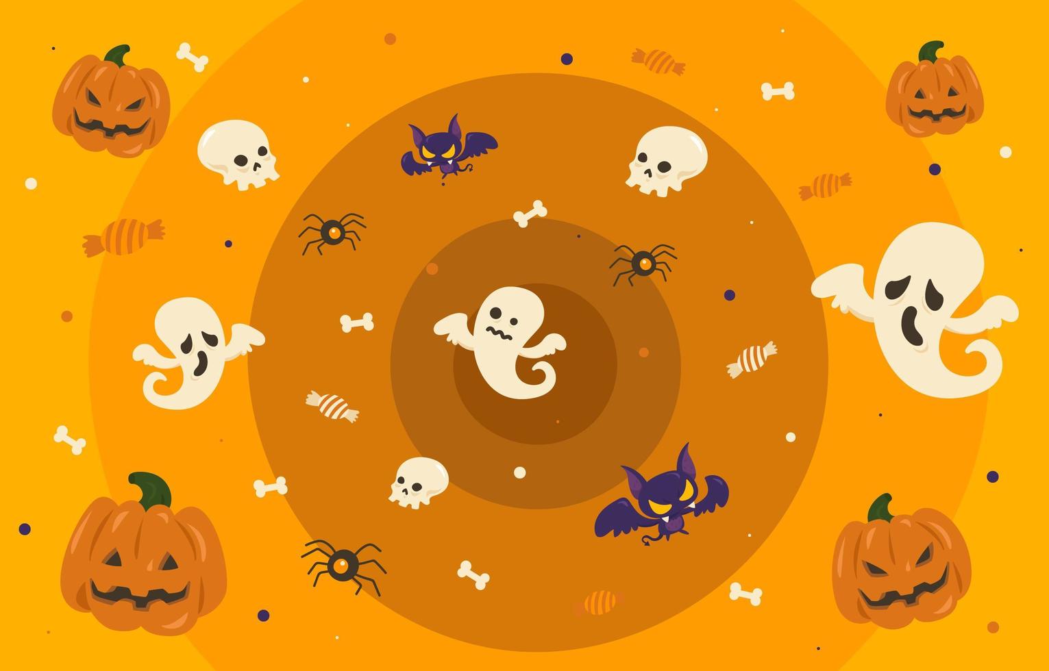 Vector Art Halloween Wallpapers - Wallpaper Cave
