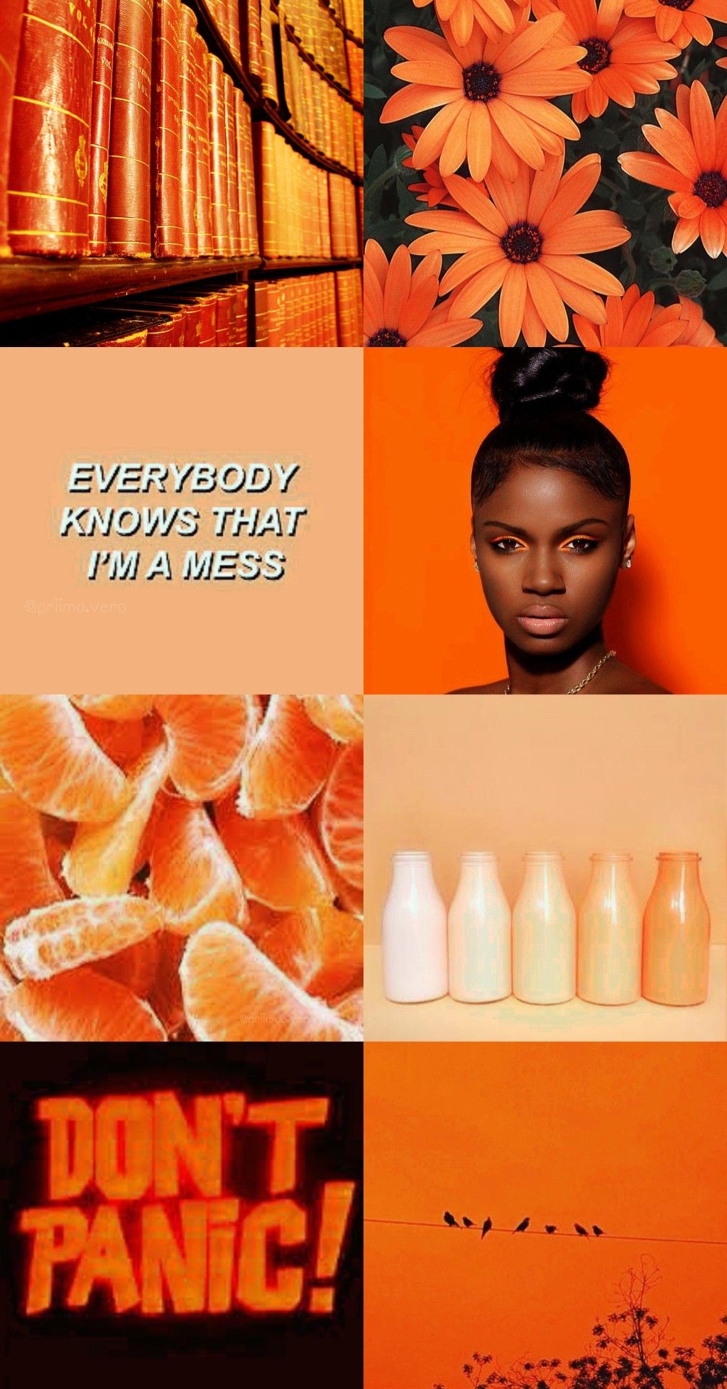Orange Girl Wallpapers - Wallpaper Cave
