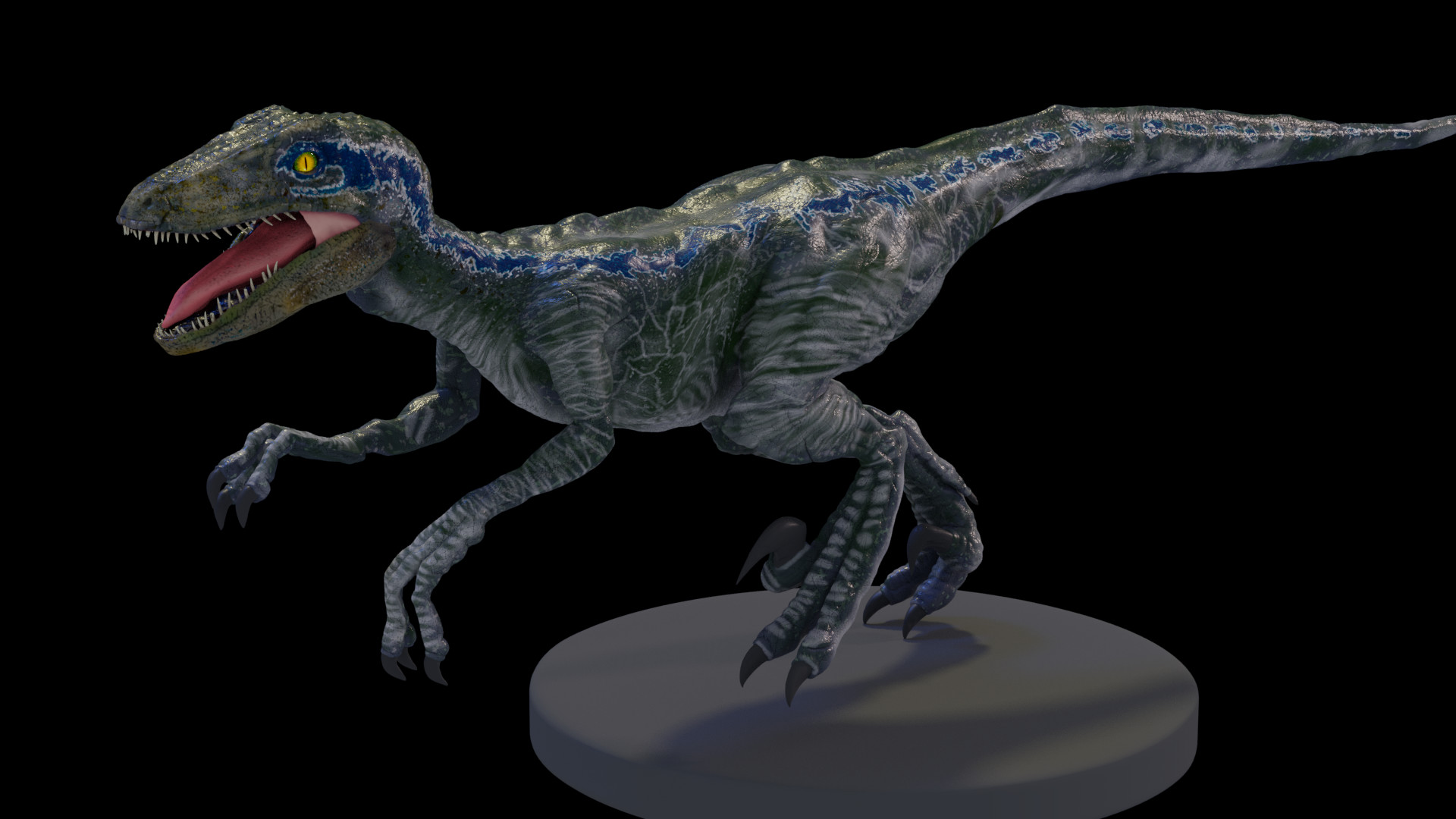 Blue Velociraptor Wallpapers - Wallpaper Cave
