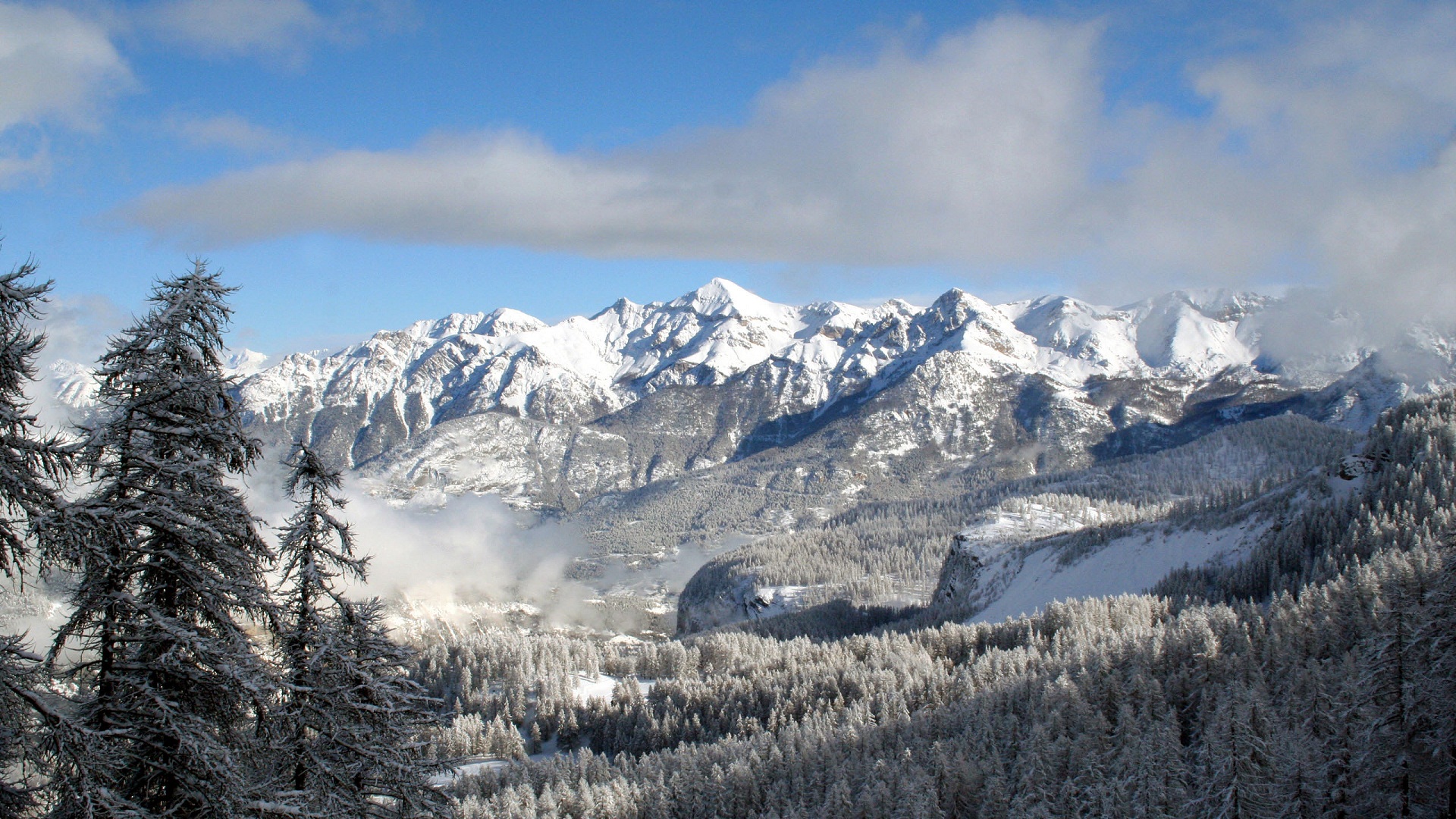 Snowy Mountain Landscape Wallpapers - Wallpaper Cave