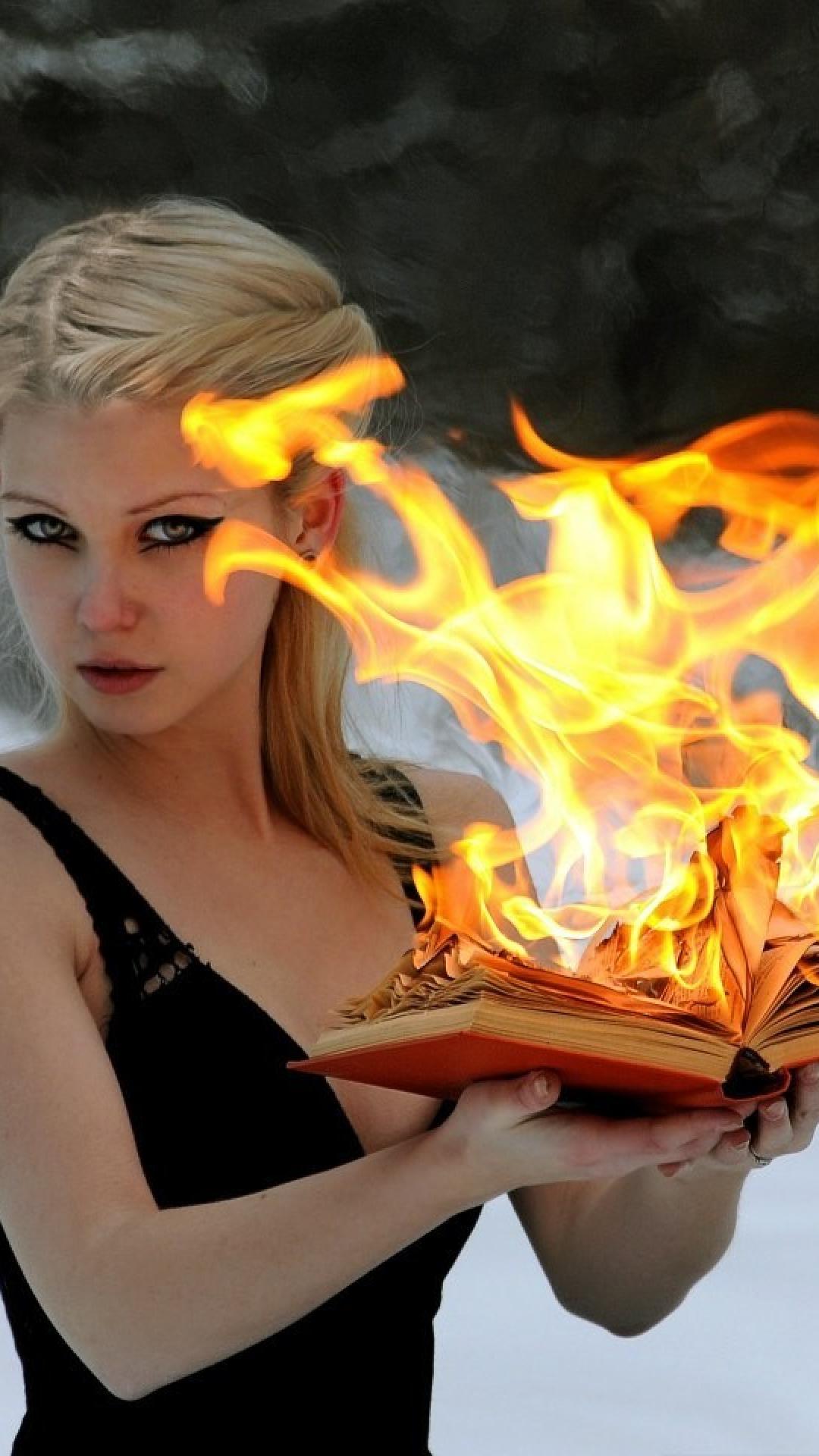 Women Fire Wallpapers - Wallpaper Cave