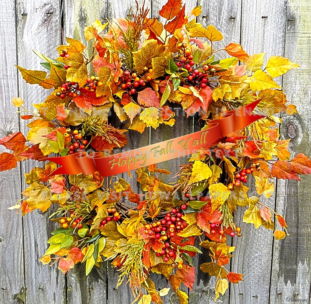 Autumn Wreath HD Wallpapers - Wallpaper Cave