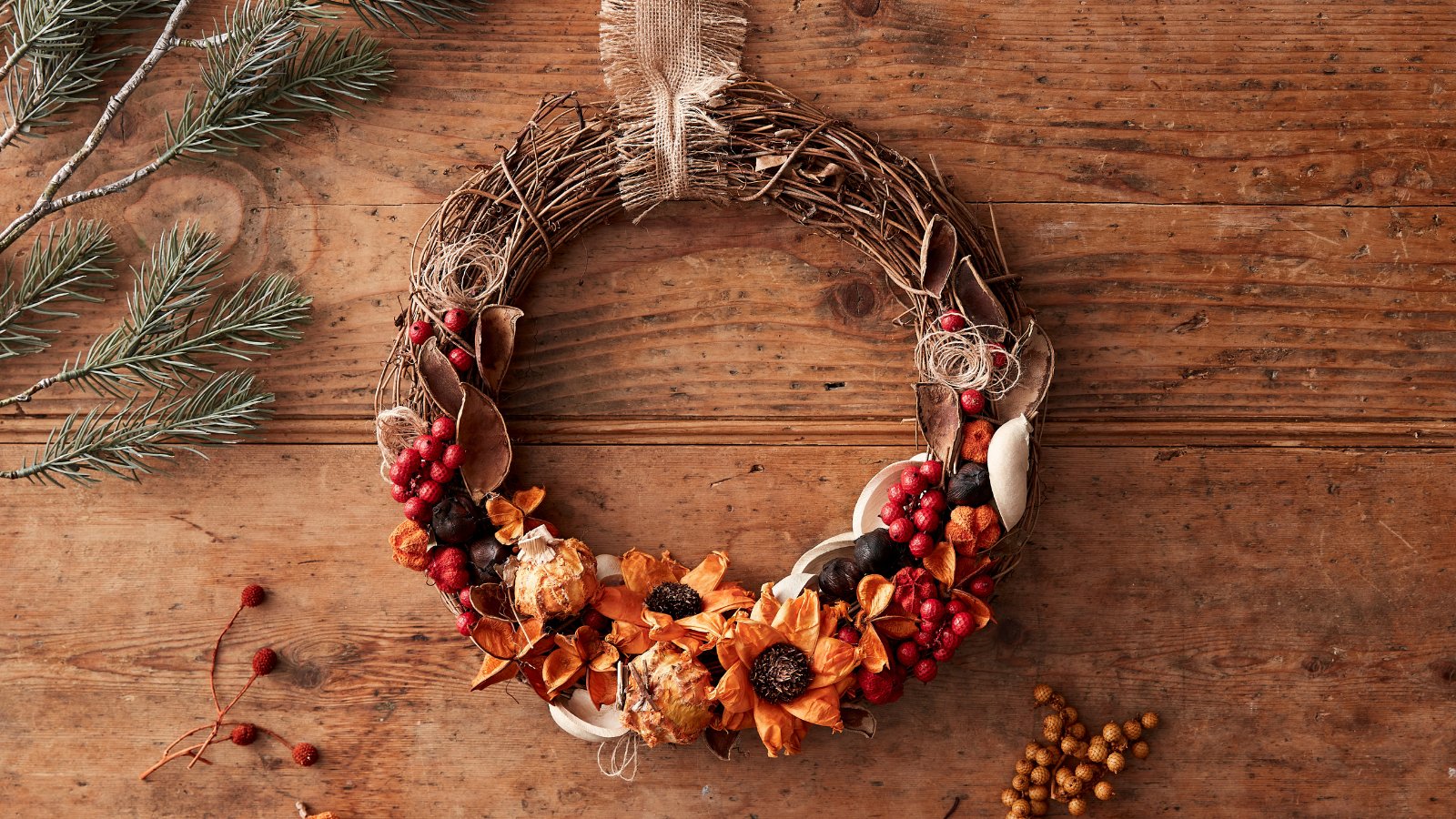 Autumn Wreath HD Wallpapers - Wallpaper Cave