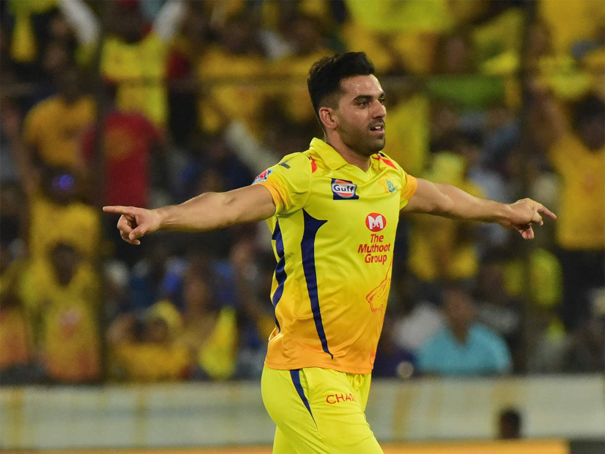 Deepak Chahar CSK Wallpapers - Wallpaper Cave
