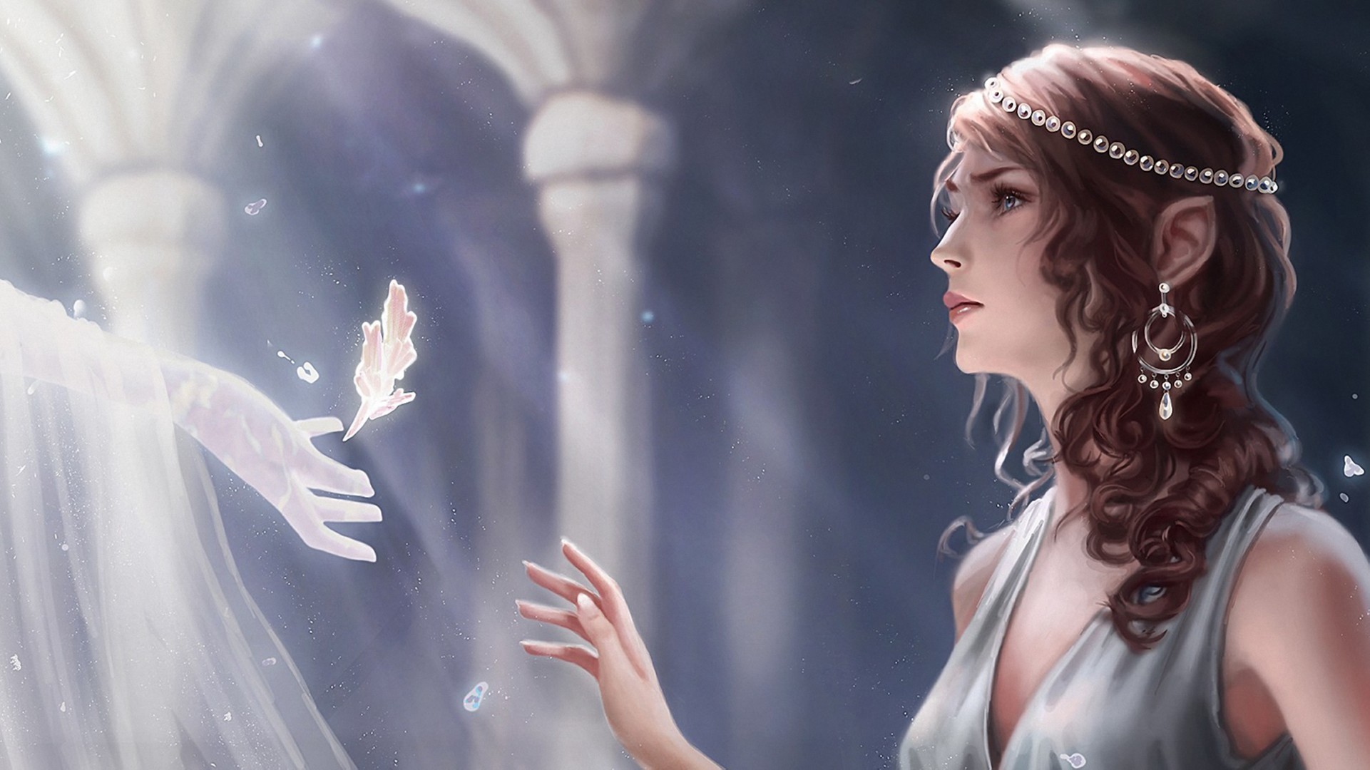 Light In Girls Art Wallpapers - Wallpaper Cave