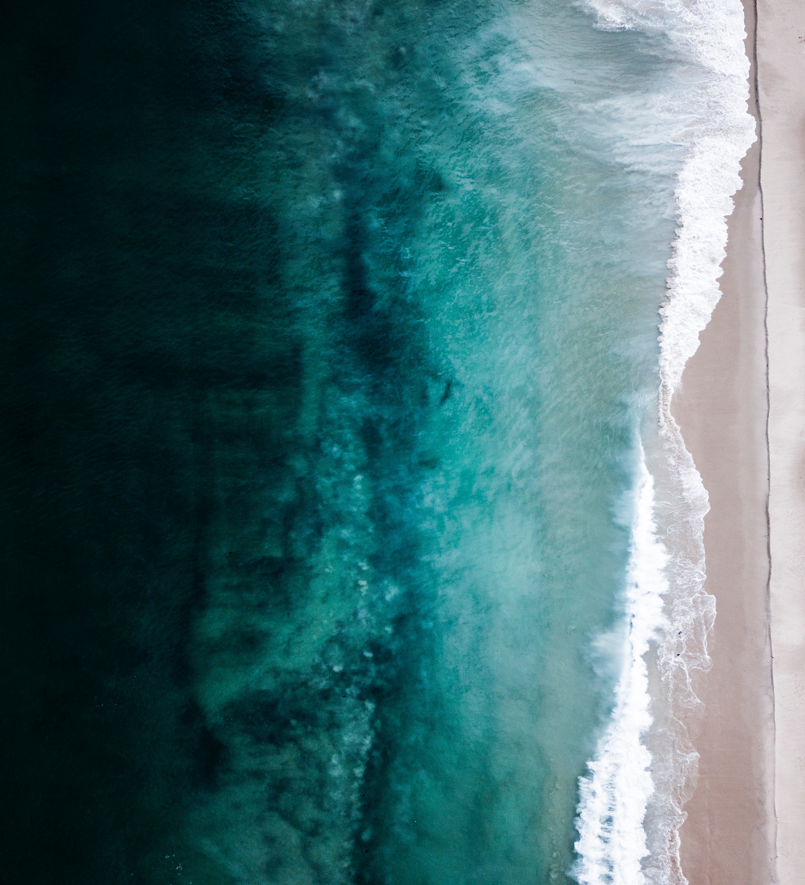 Aerial View Ocean Waves Wallpapers - Wallpaper Cave