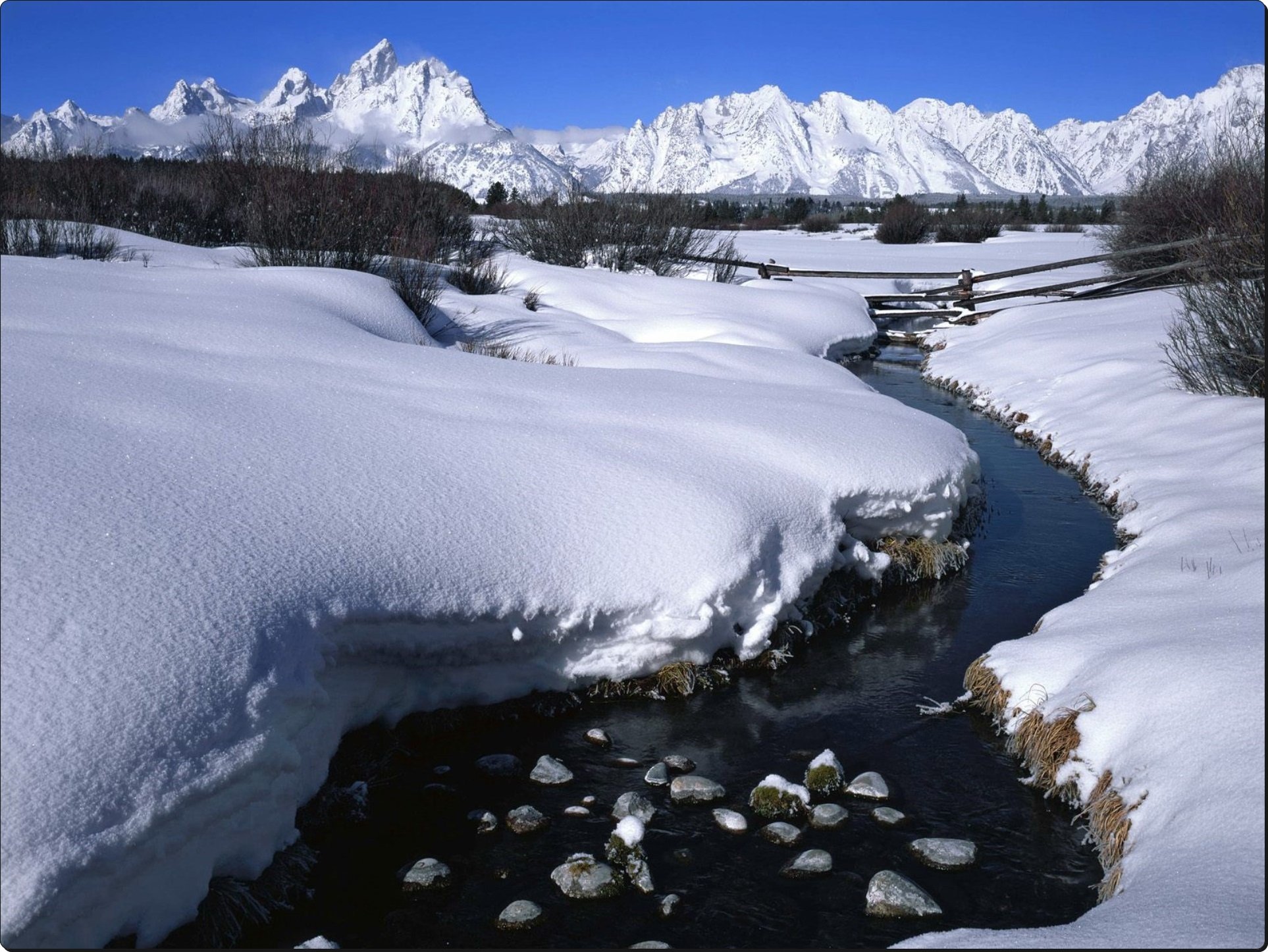 Winter Grand Teton Wallpapers - Wallpaper Cave