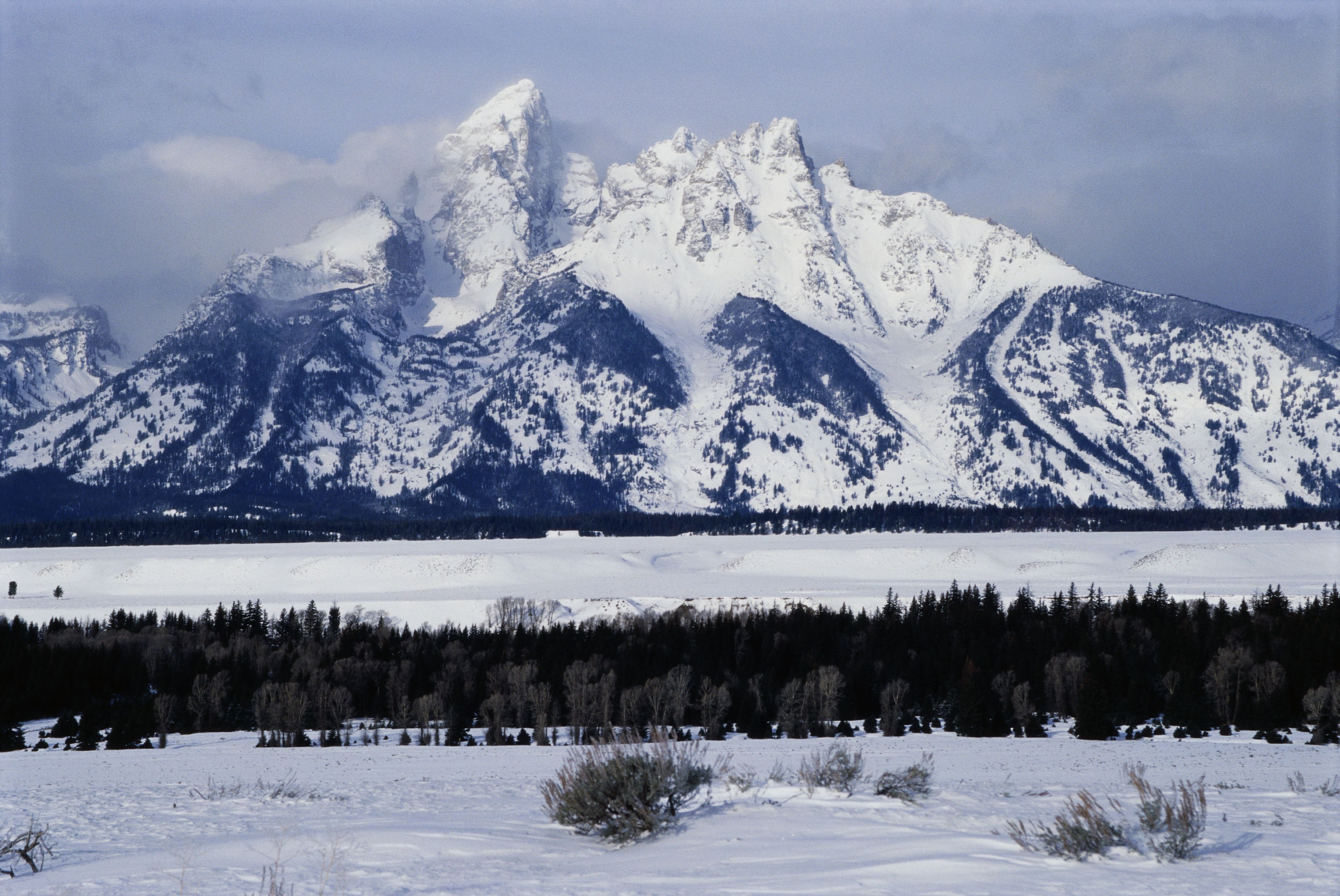 Winter Grand Teton Wallpapers - Wallpaper Cave