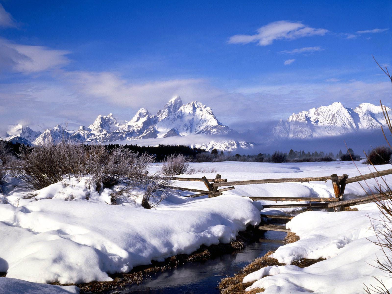Winter Grand Teton Wallpapers - Wallpaper Cave
