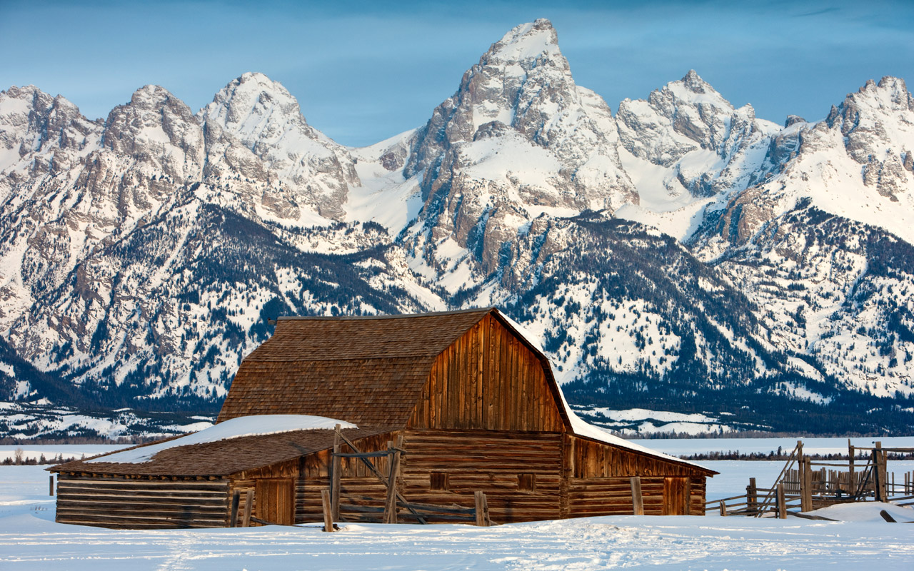 Winter Grand Teton Wallpapers - Wallpaper Cave