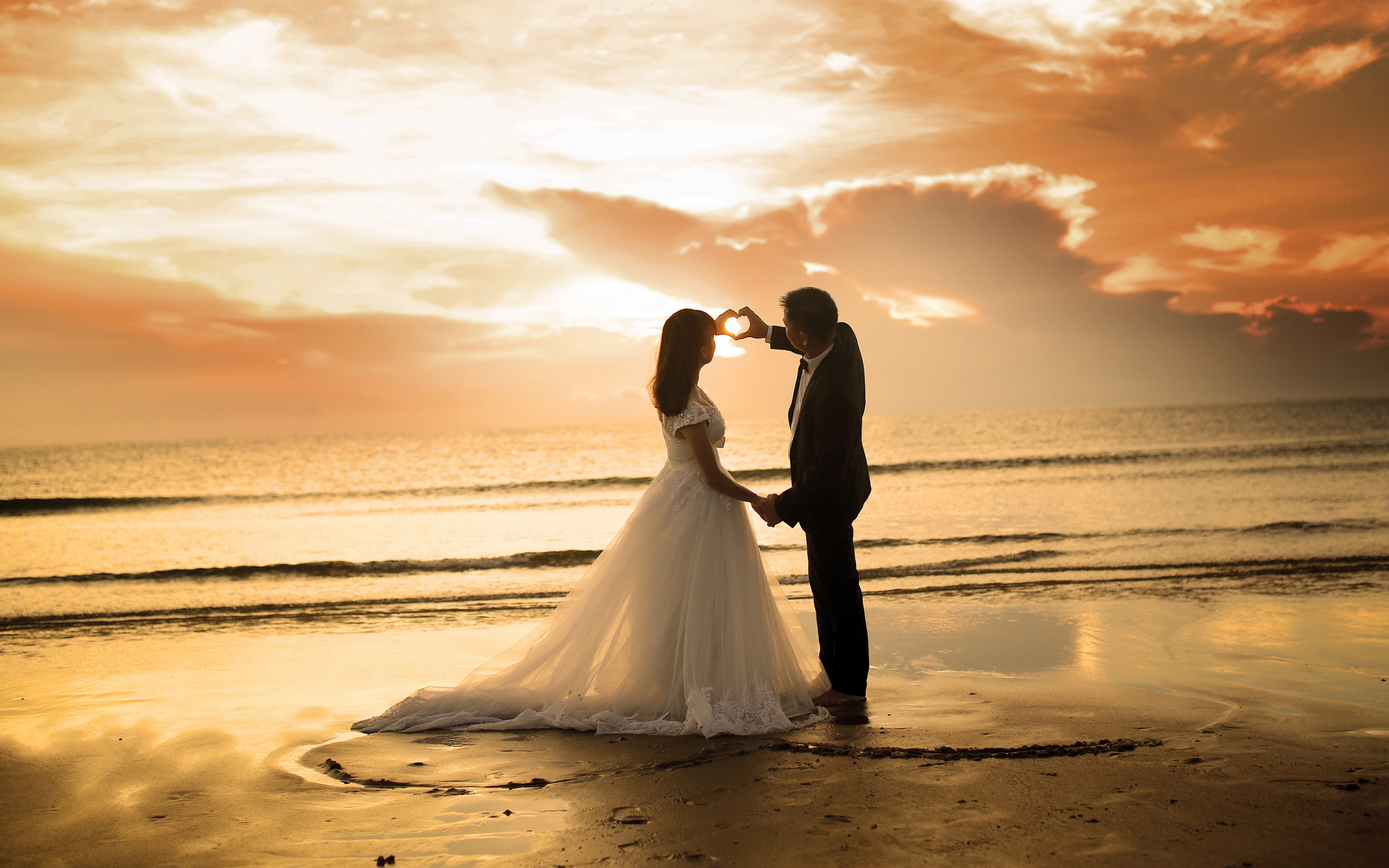 Wedding In Sunset Wallpapers - Wallpaper Cave
