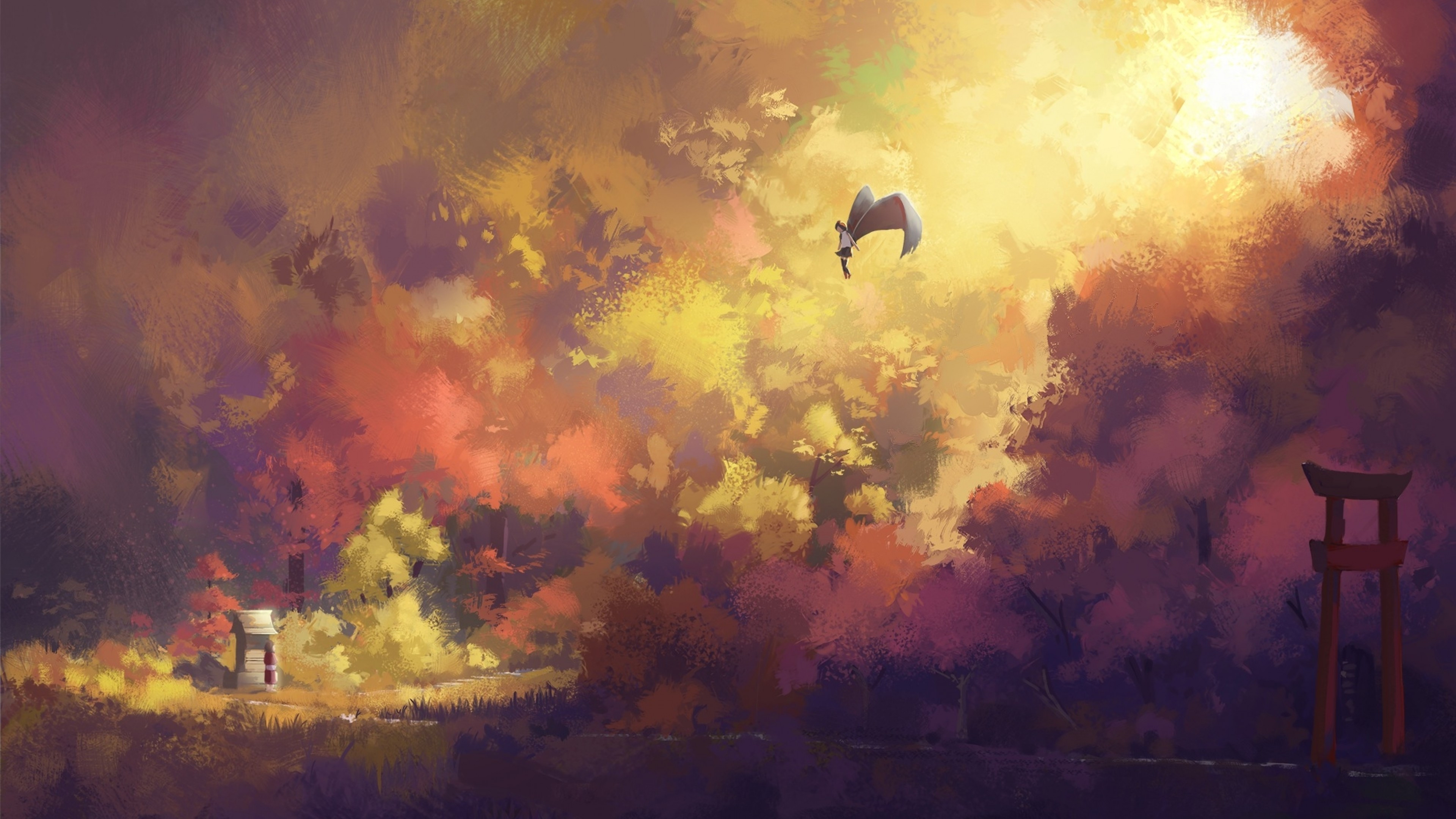 Anime Scenery Autumn Wallpapers - Wallpaper Cave