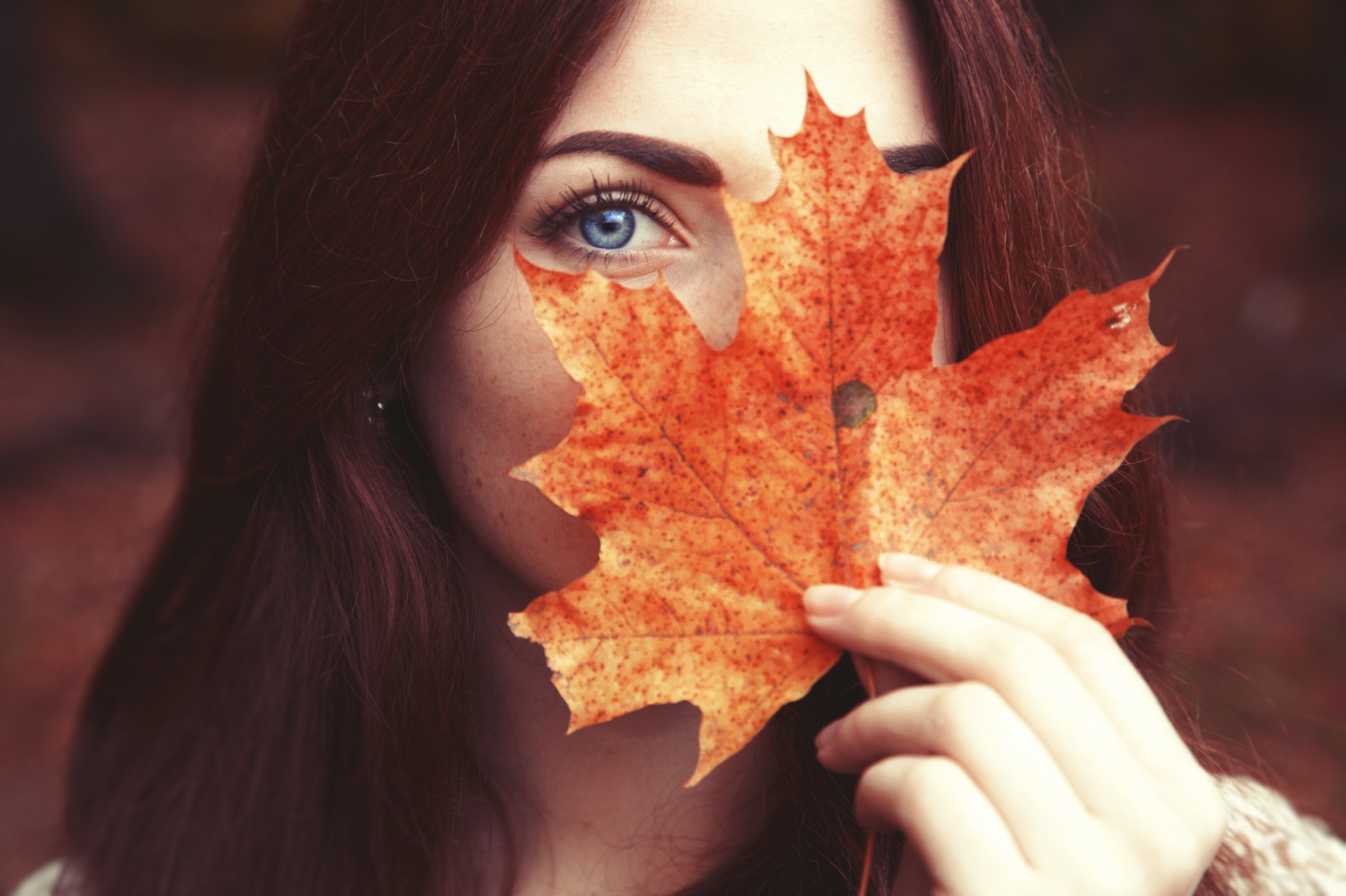 Maple Leaf Women Wallpapers - Wallpaper Cave