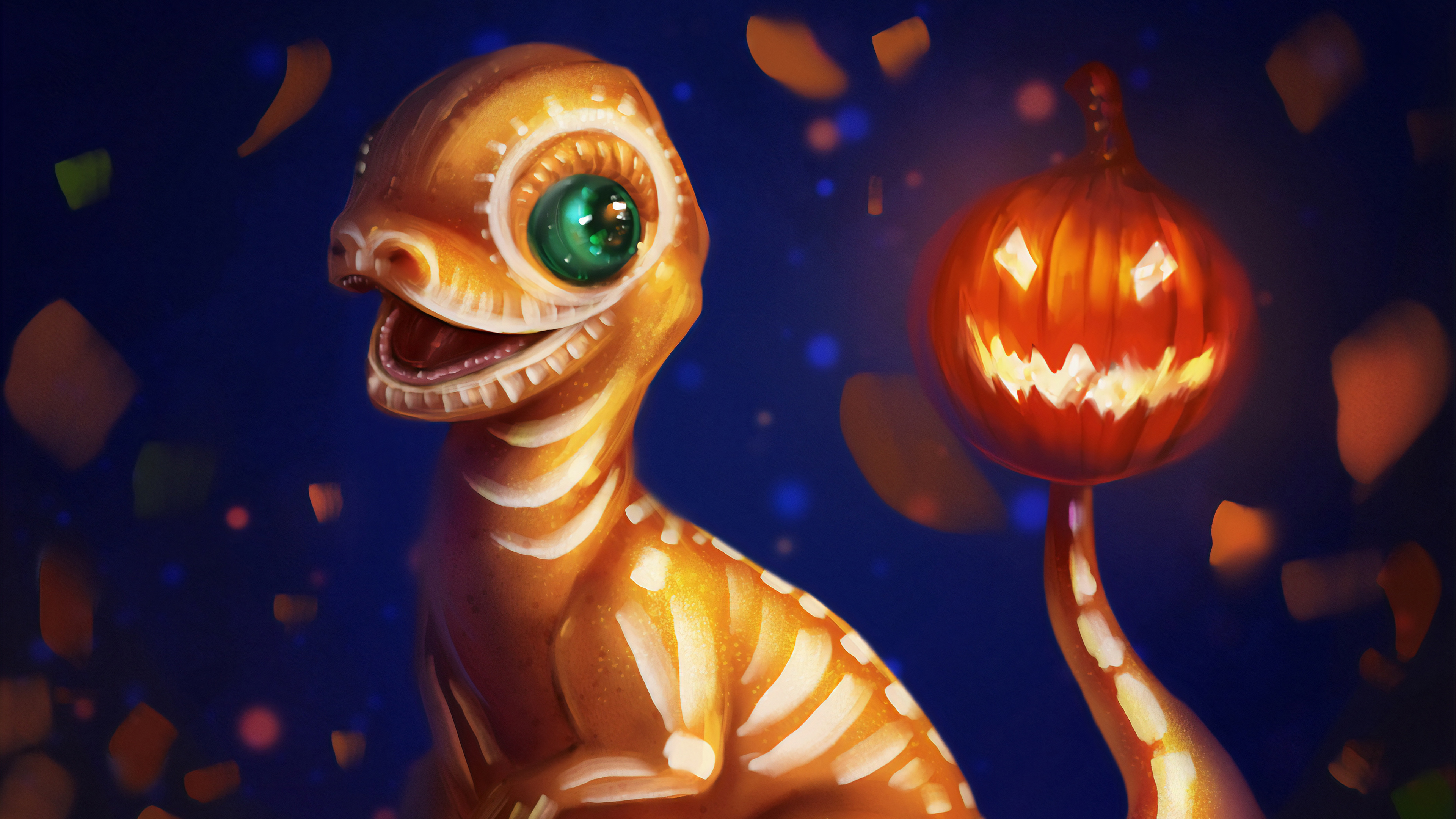 Dinosaur Halloween Wallpapers - Wallpaper Cave