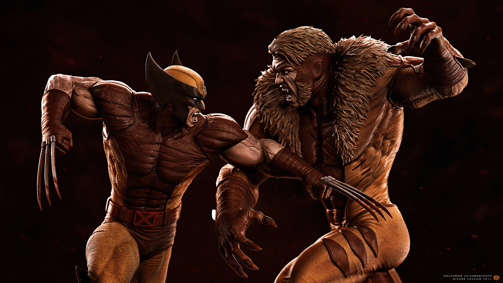 Wolverine Vs Sabretooth Wallpapers - Wallpaper Cave