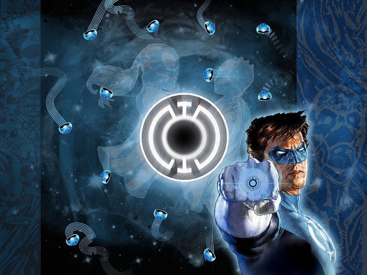 Blue Lantern Logo Desktop Wallpapers - Wallpaper Cave