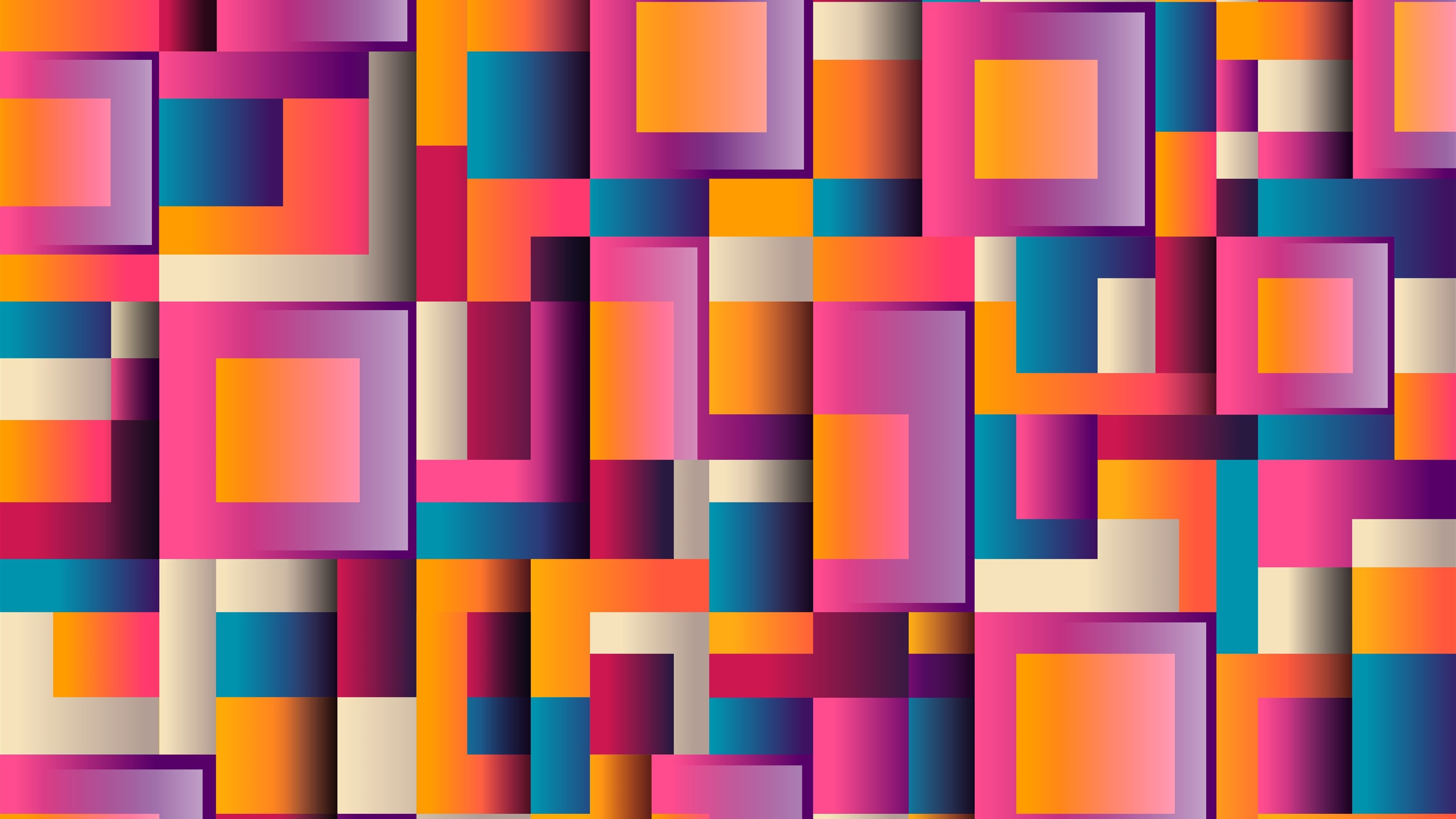 Colorful Squares Geometric HD Wallpapers - Wallpaper Cave