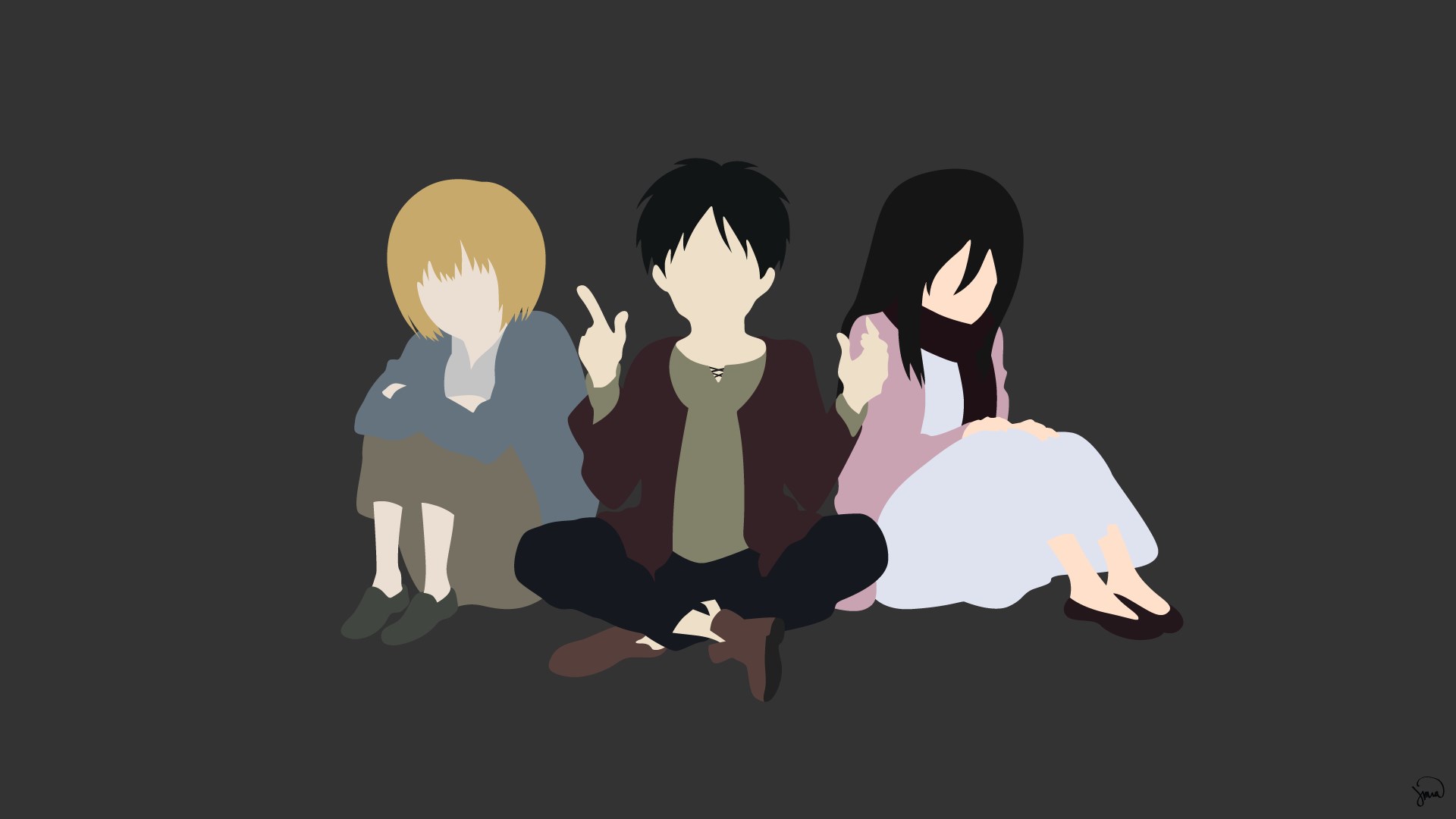 AOT Minimalist Wallpapers - Wallpaper Cave