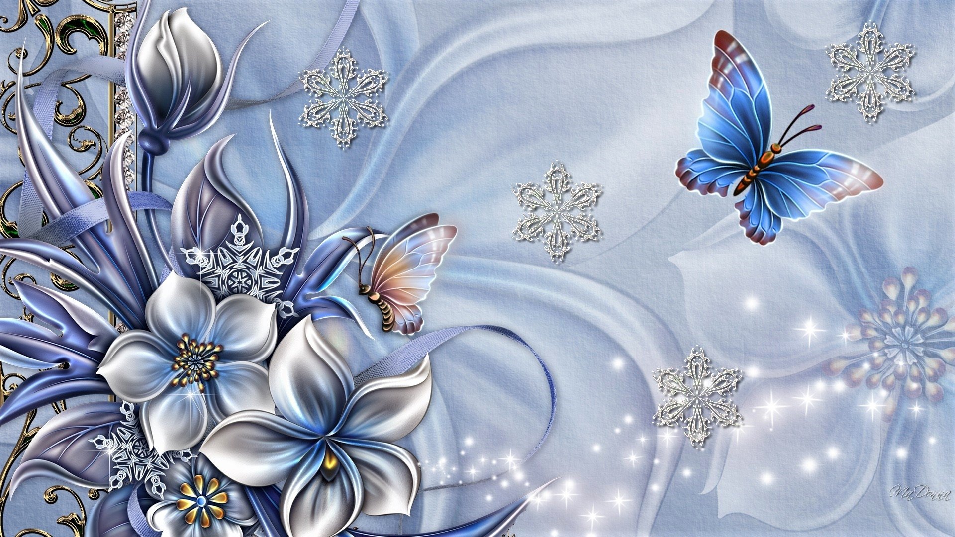 Winter Butterflies Wallpapers - Wallpaper Cave