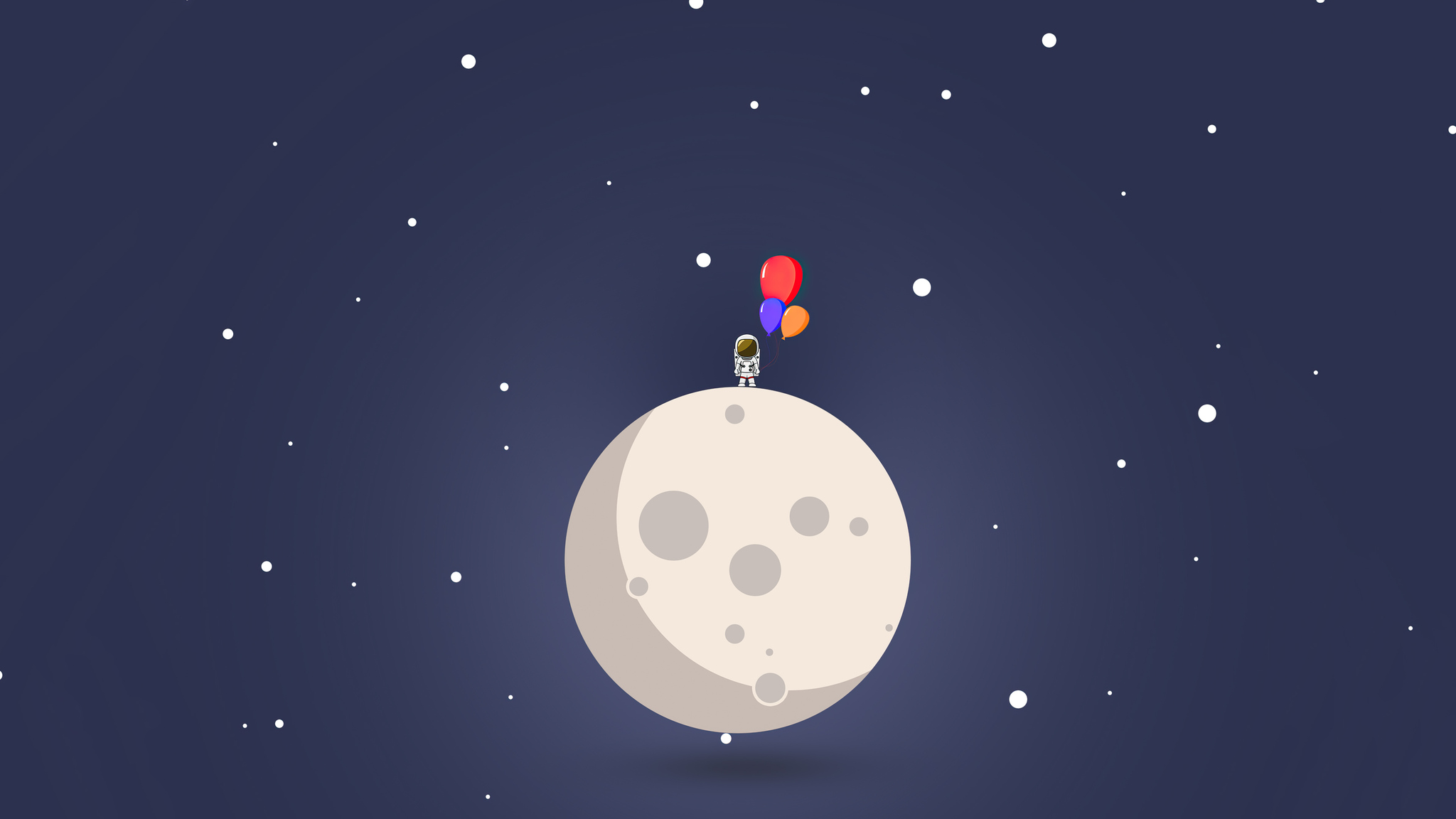 Cartoon Moon Wallpapers - Wallpaper Cave