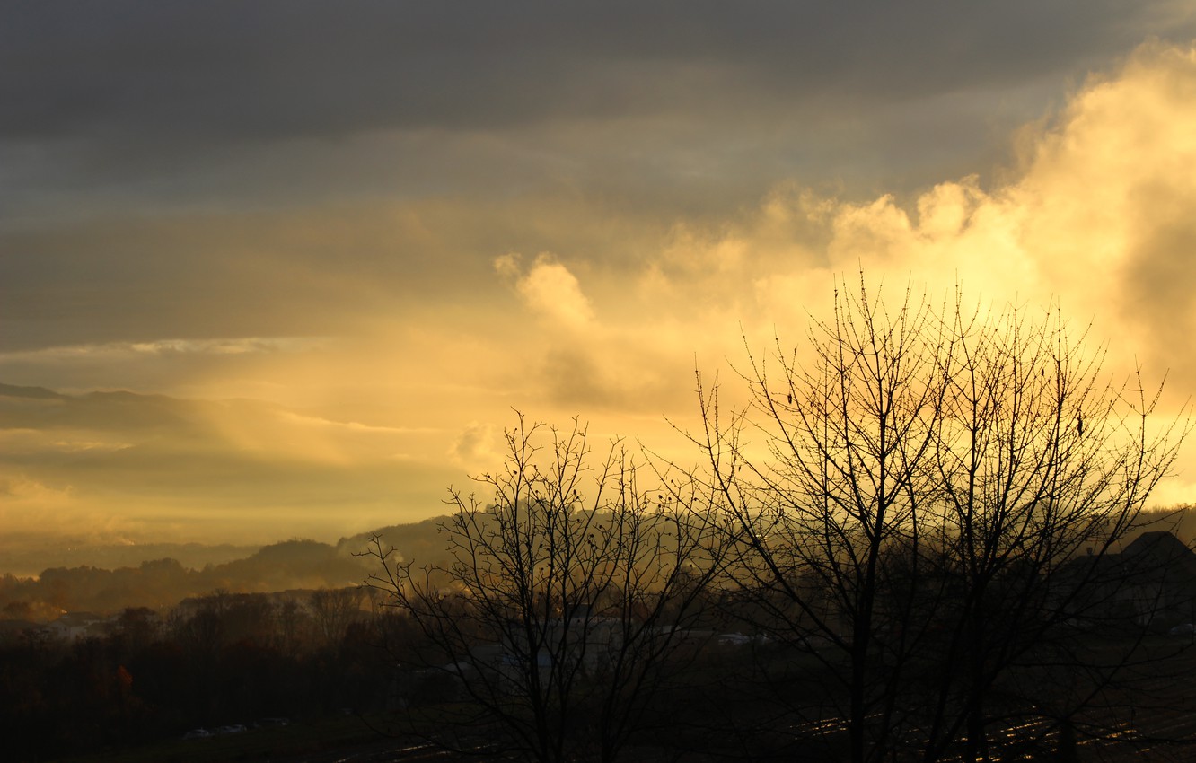 Autumn Sunrise Rain Wallpapers - Wallpaper Cave