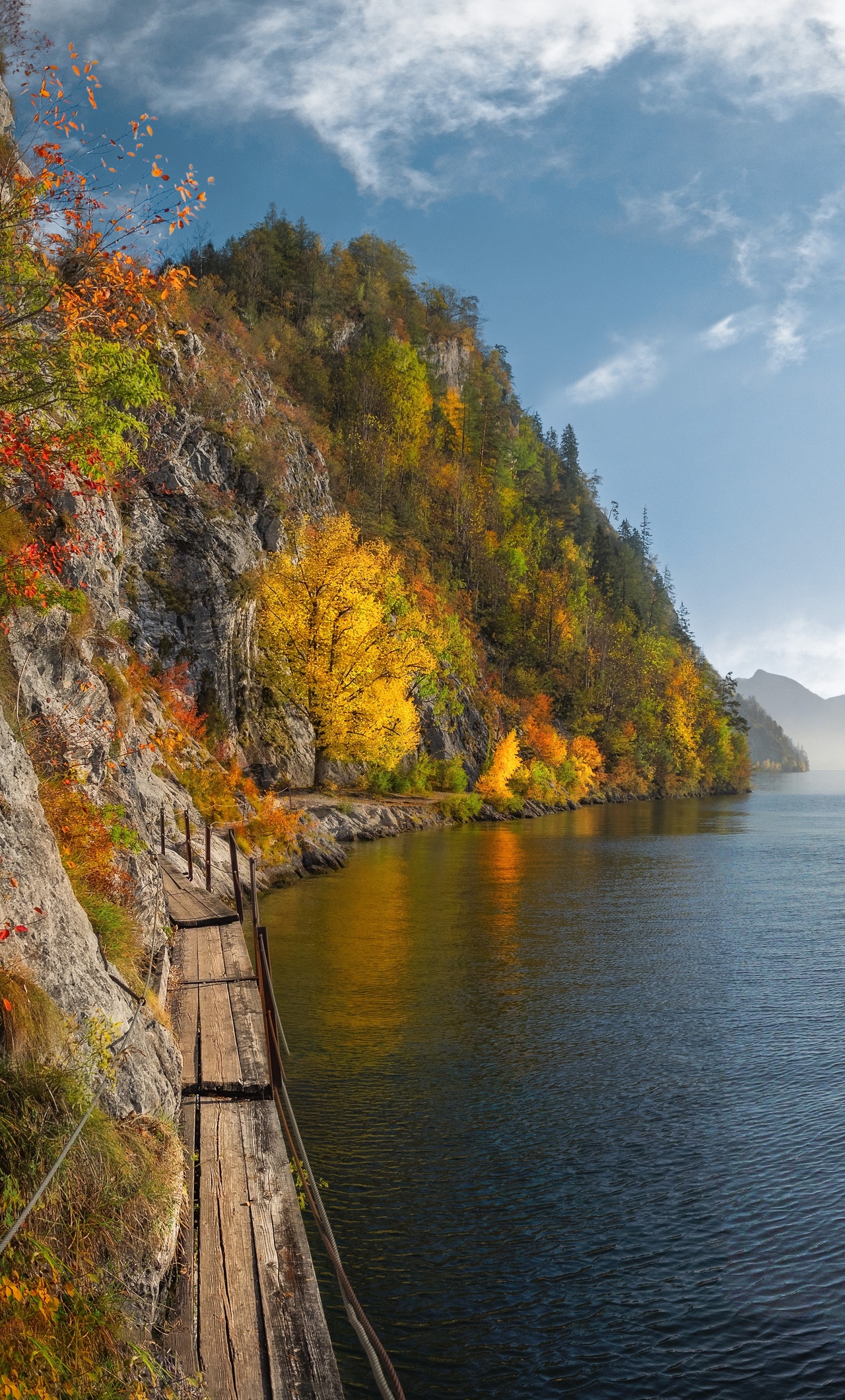 Autumn Trees iPhone Lake Wallpapers - Wallpaper Cave