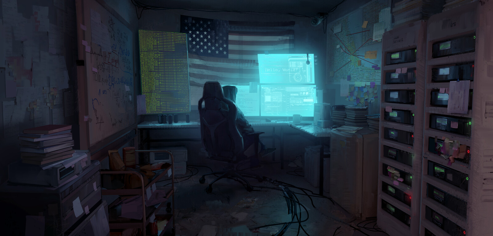 Hacker Room Wallpapers - Wallpaper Cave