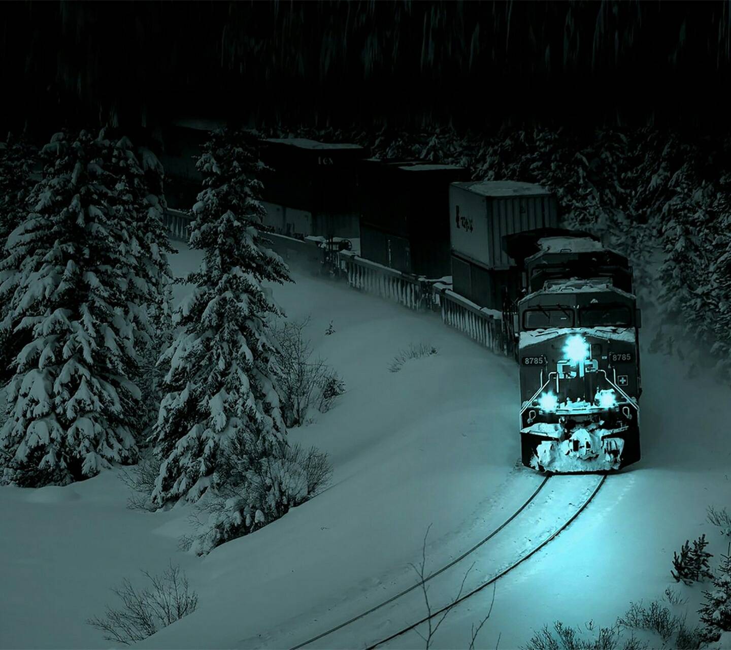 Winter Snow Train Wallpapers - Wallpaper Cave