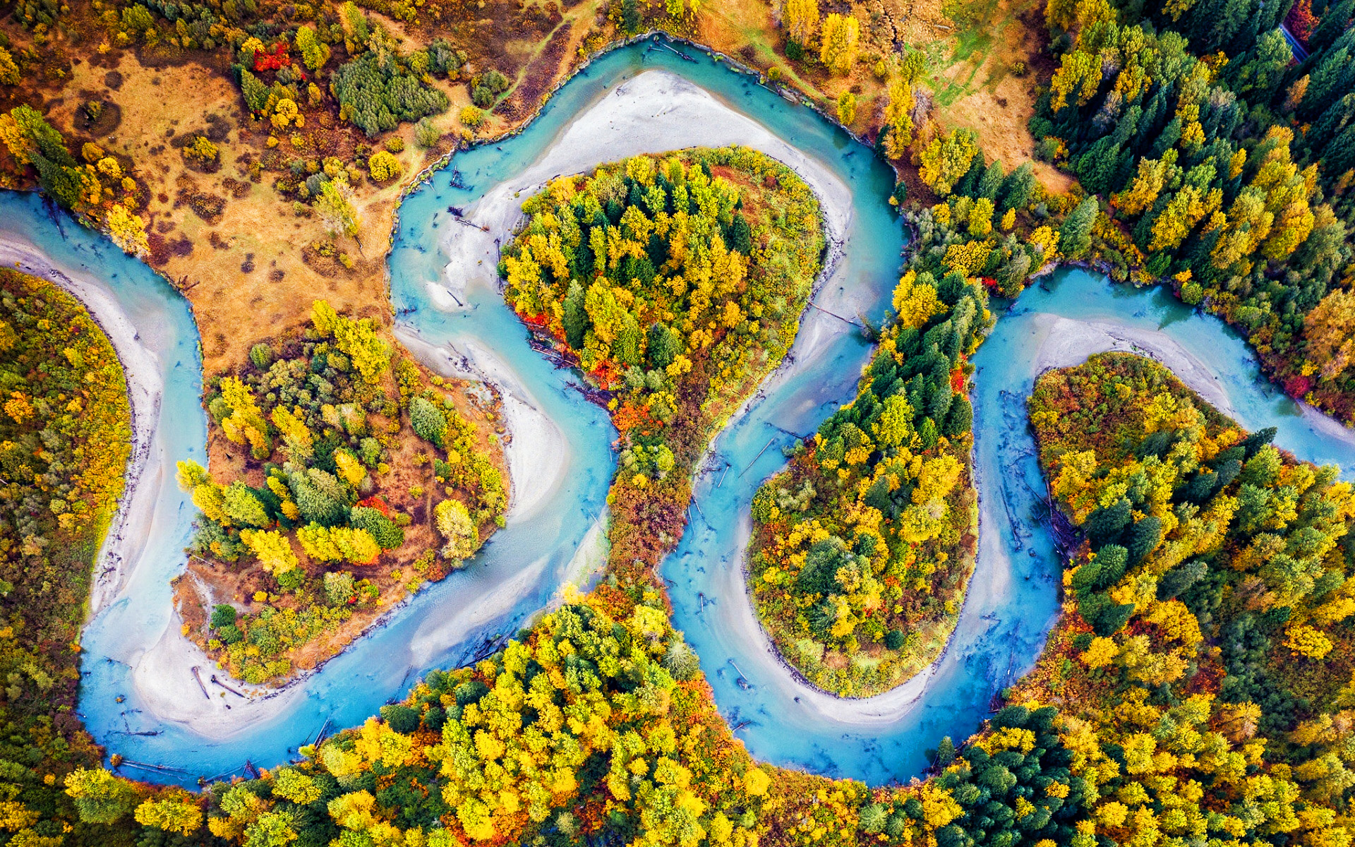 Aerial View River Wallpapers - Wallpaper Cave